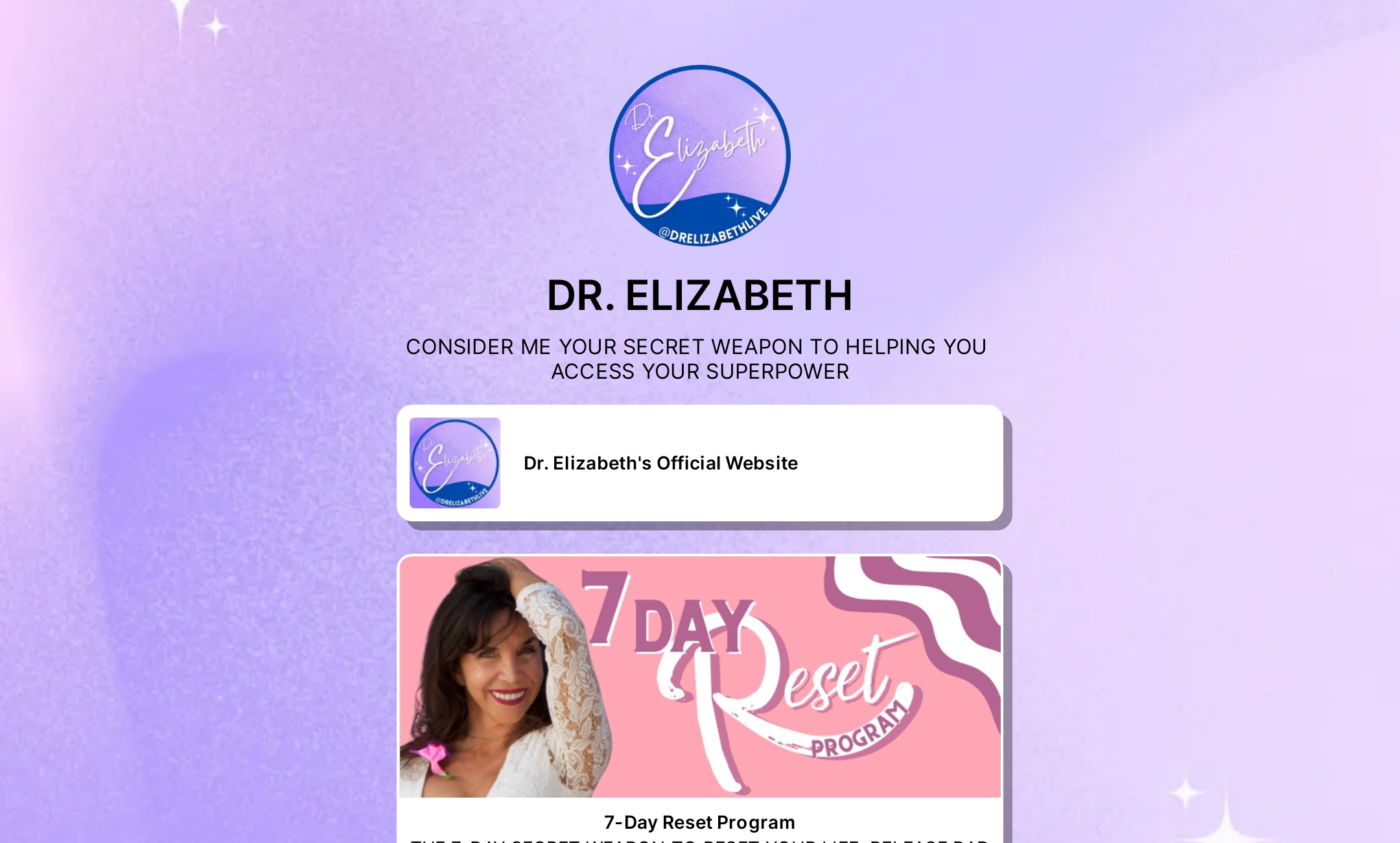 DR. ELIZABETH's Flowpage