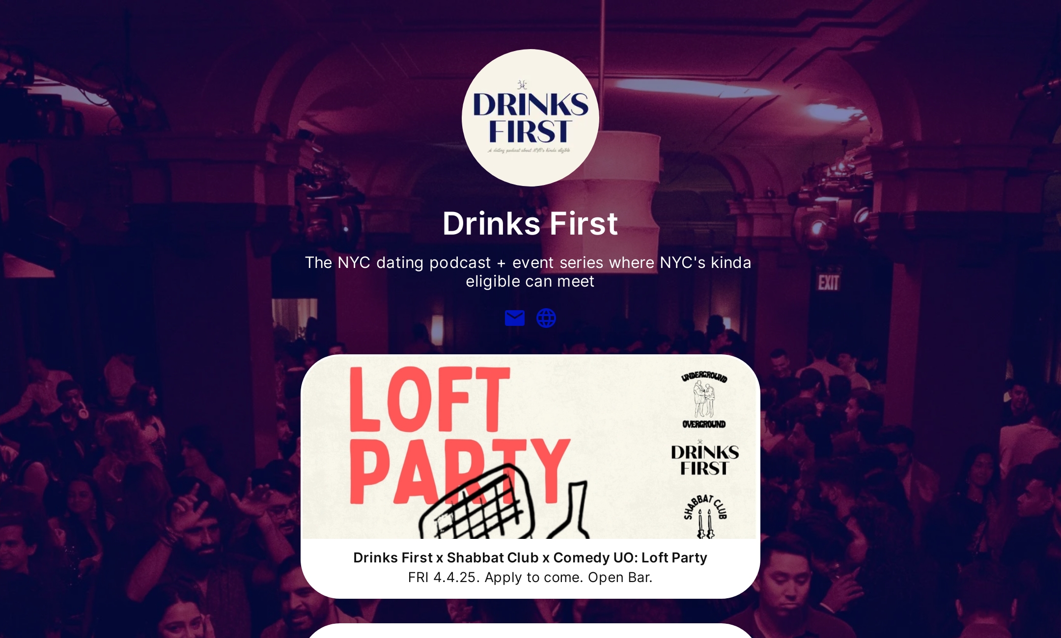 Drinks First's Flowpage