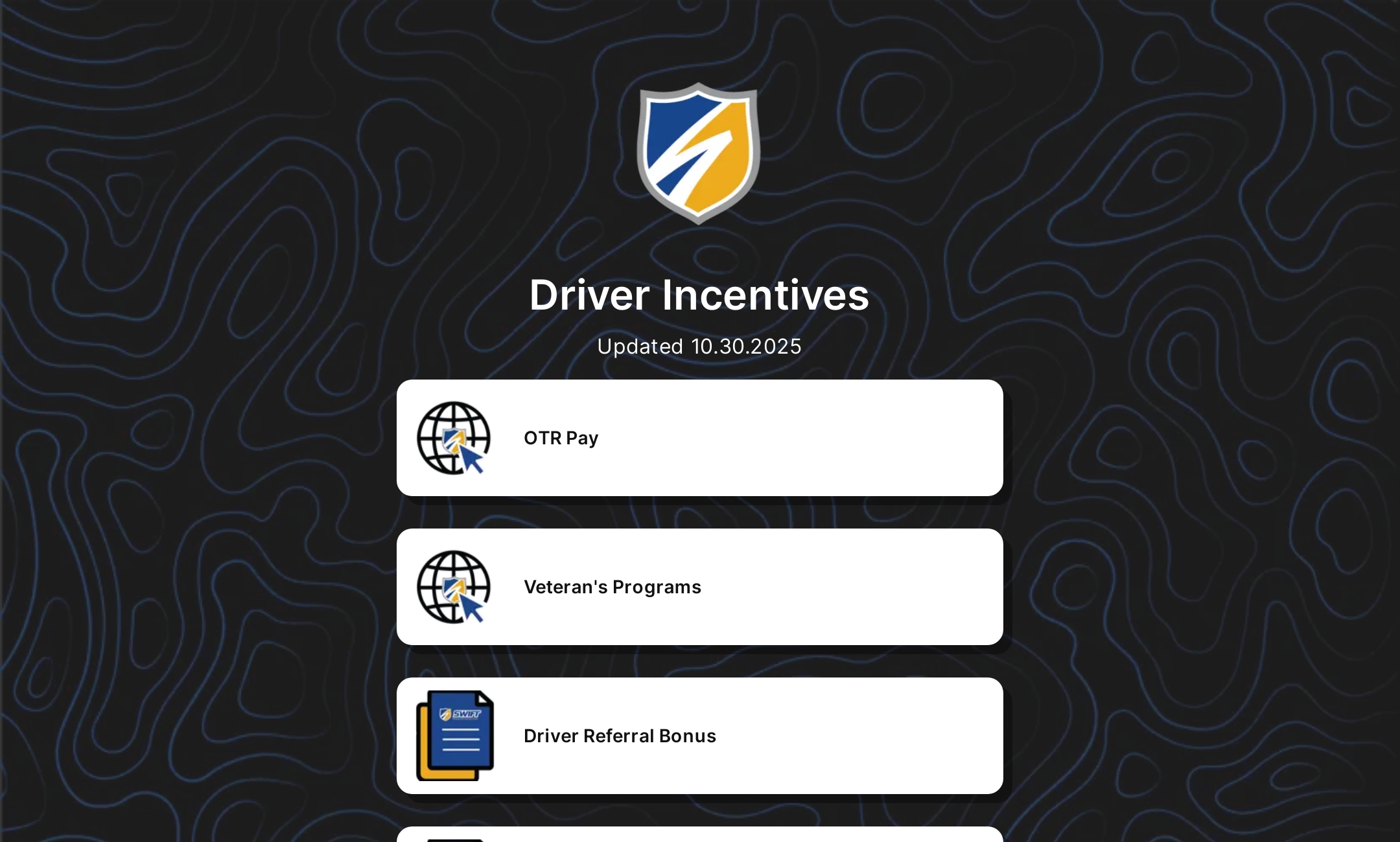 Driver Incentives' Flowpage
