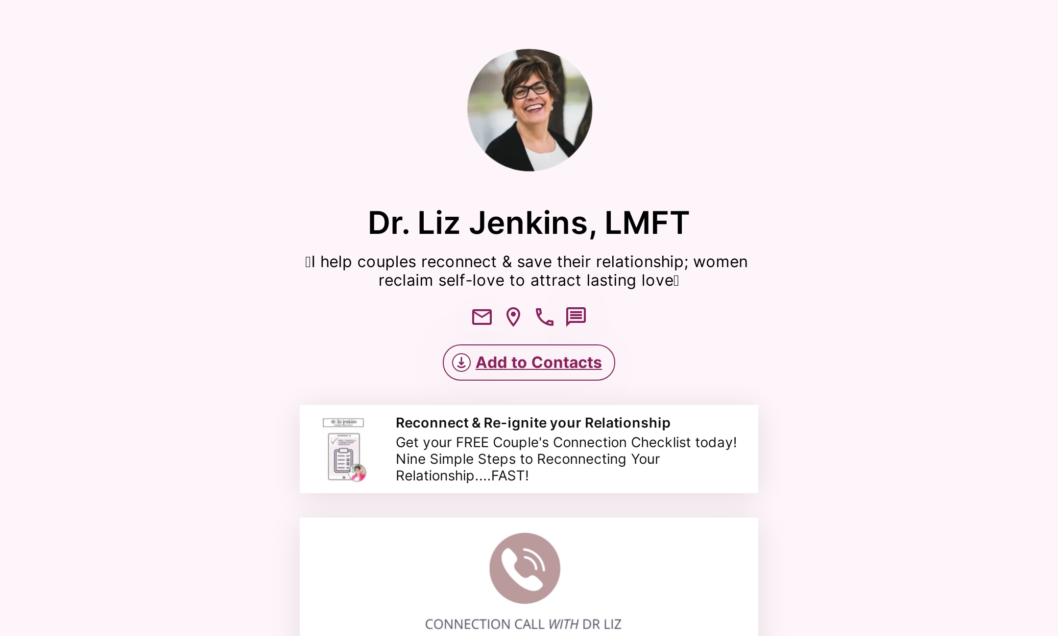 Dr. Liz Jenkins, LMFT's Flowpage