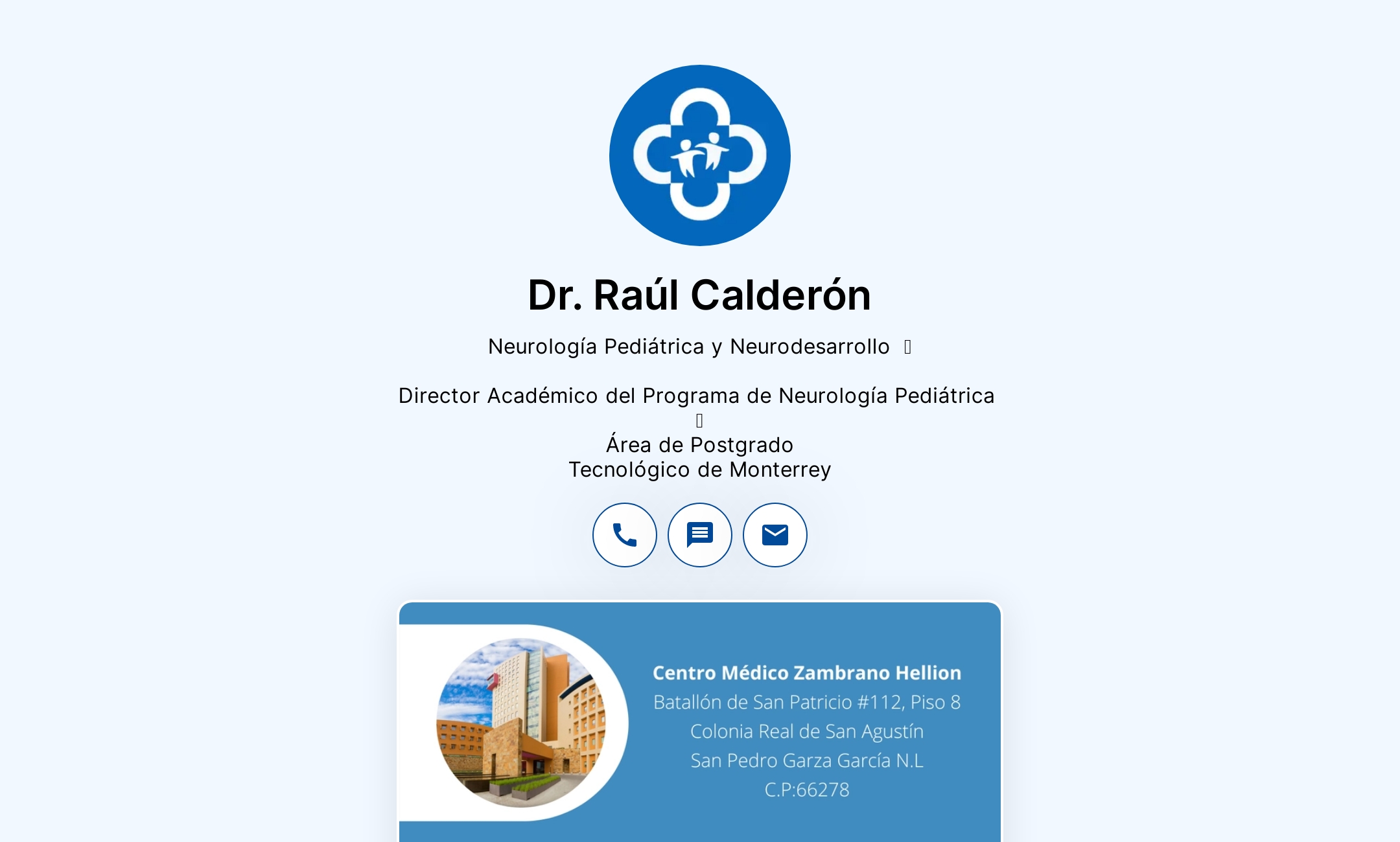 Dr. Raúl Calderón's Flowpage