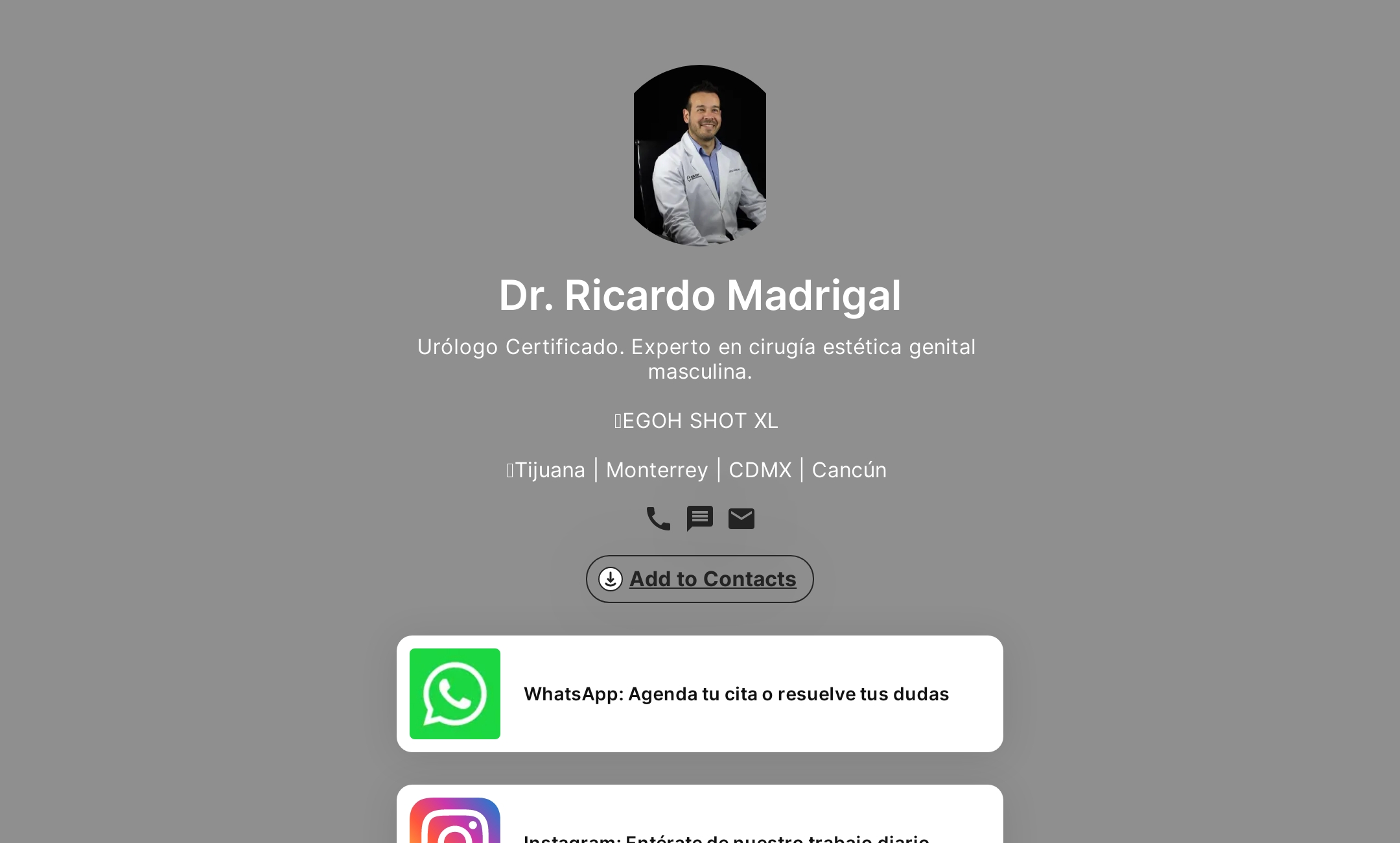 Dr. Ricardo Madrigal 's Flowpage