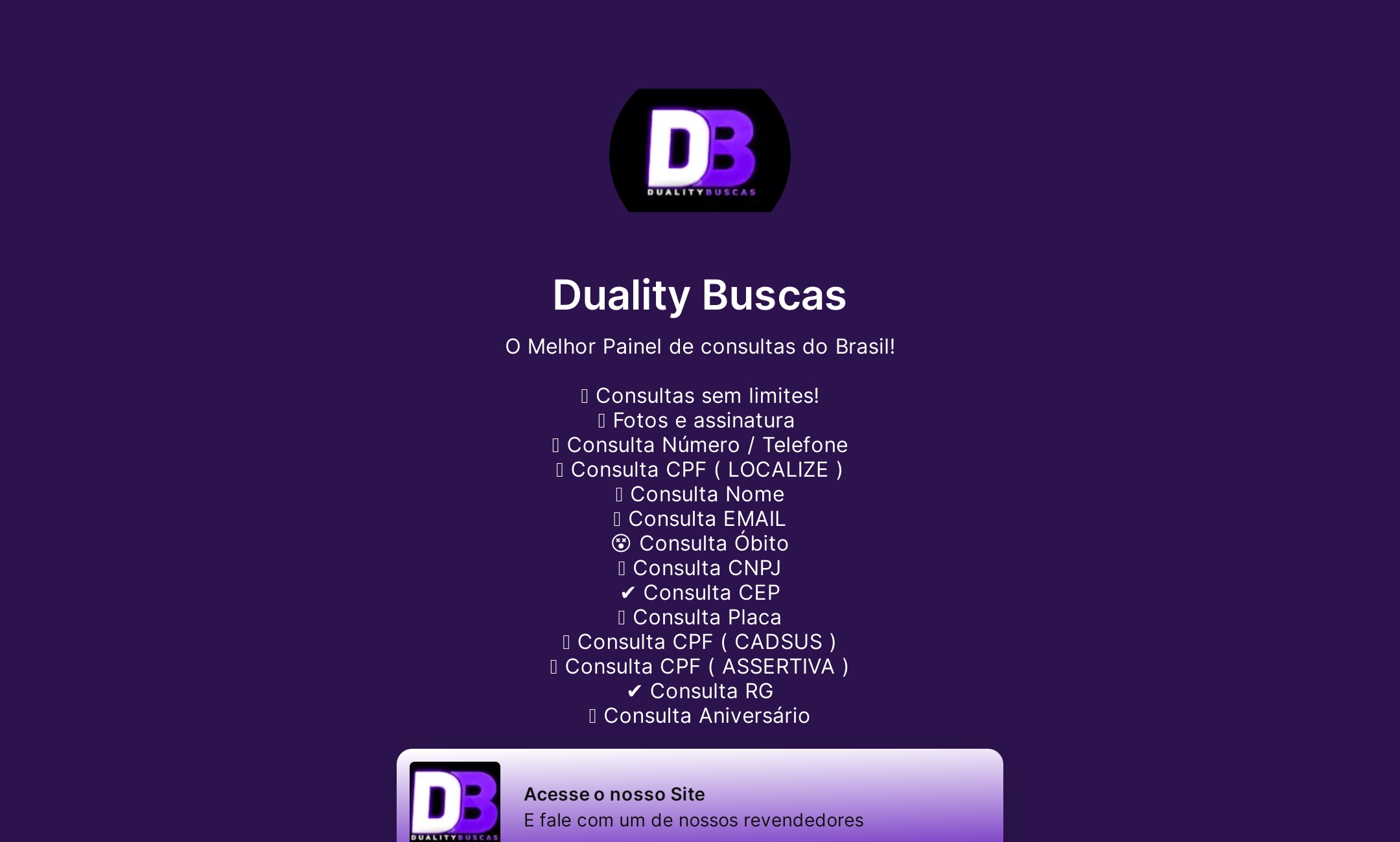 Duality Buscas' Flowpage