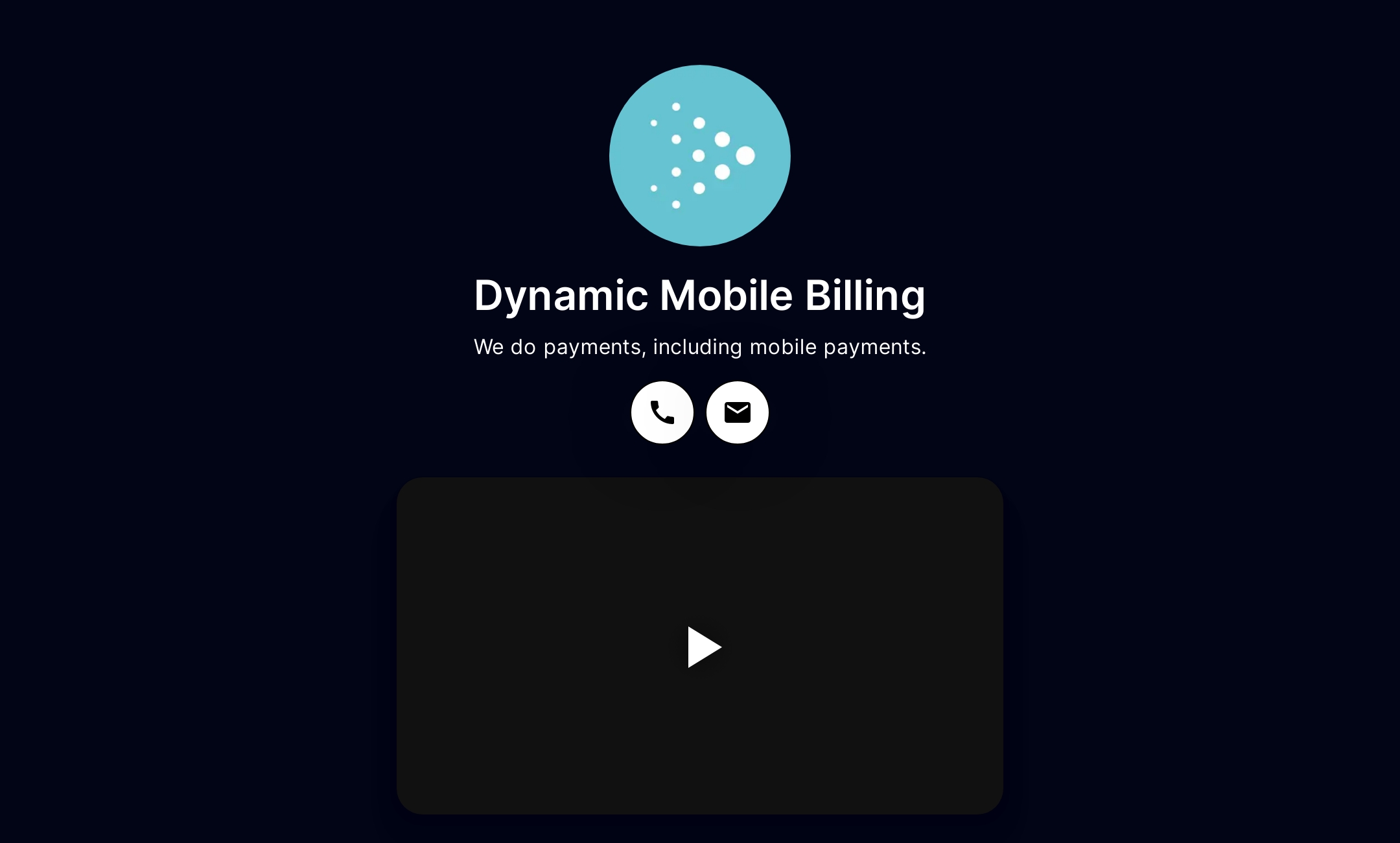Dynamic Mobile Billing's Flowpage