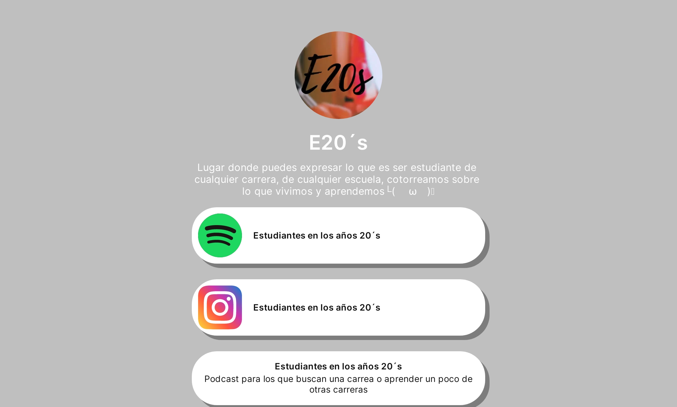 E20´s' Flowpage