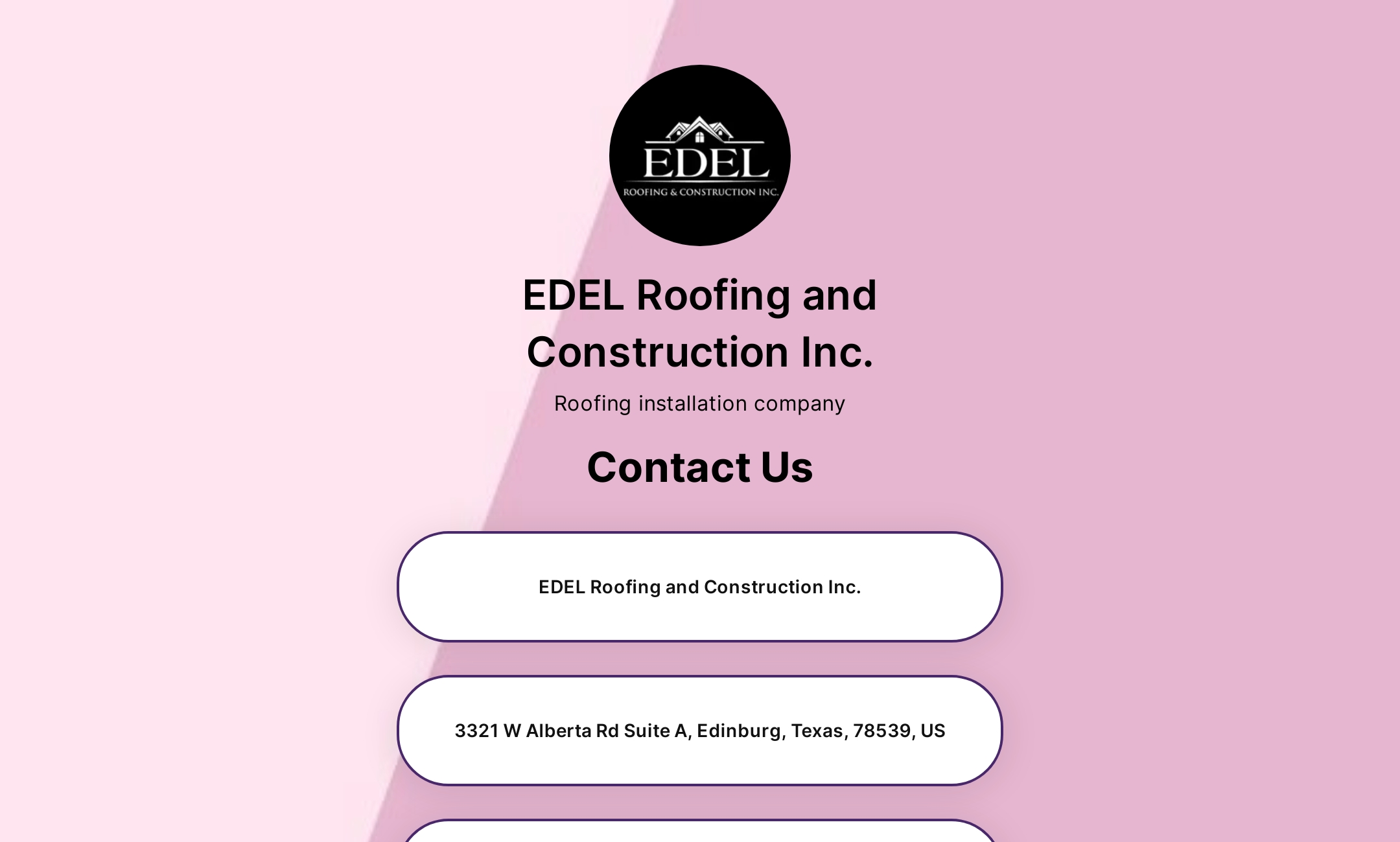 EDEL Roofing and Construction Inc.'s Flowpage