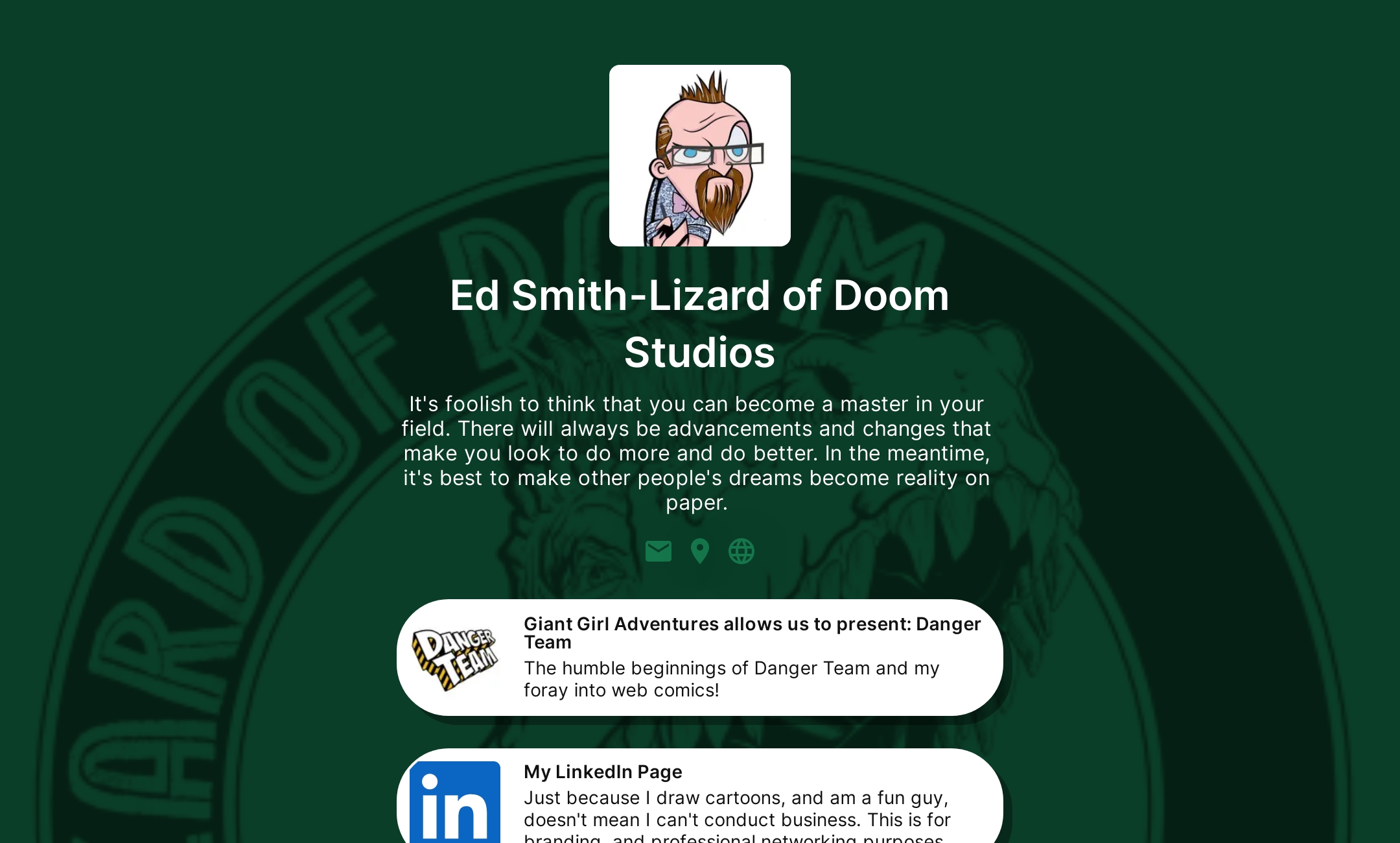 Ed Smith-Lizard of Doom Studios' Flowpage