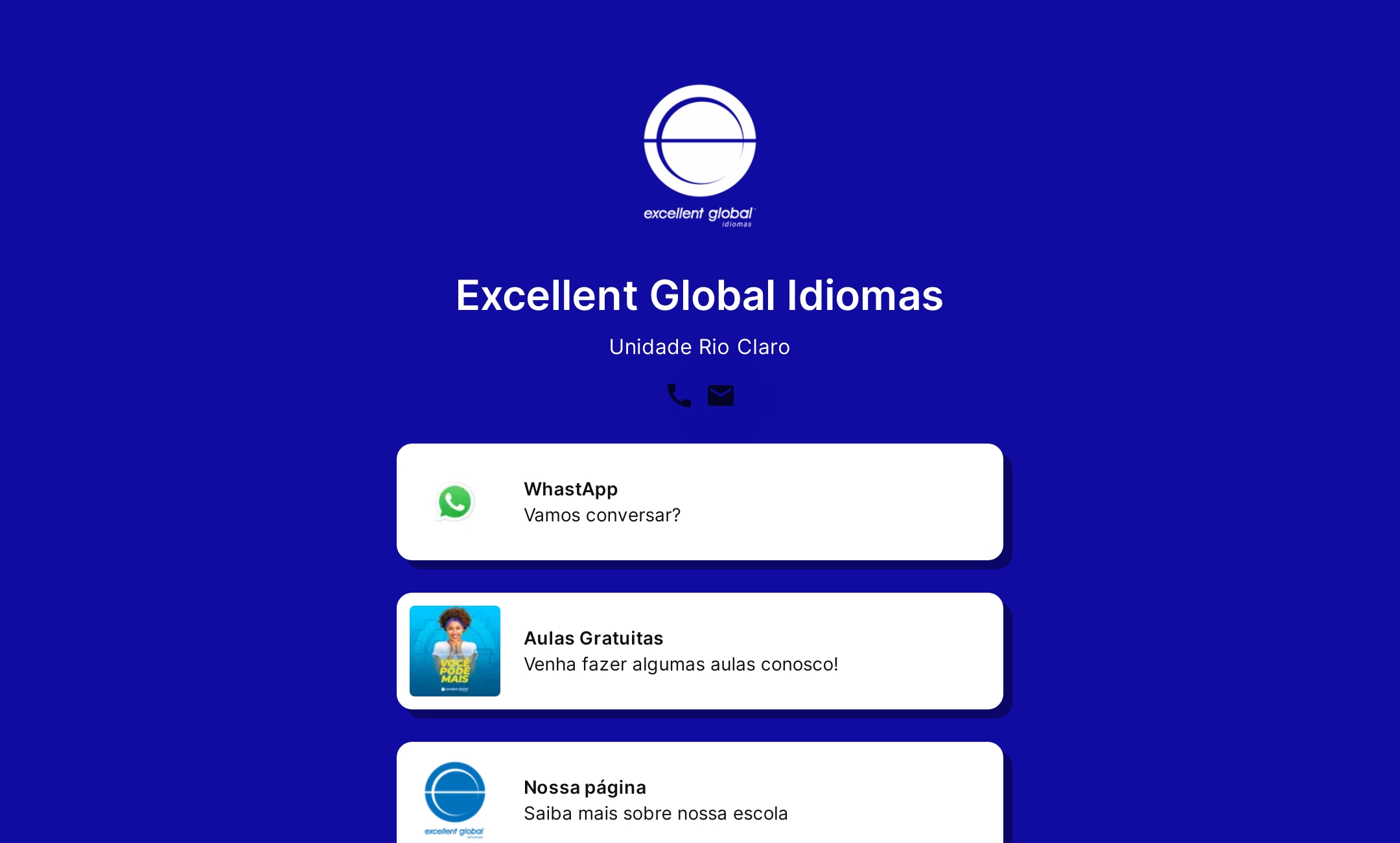 Excellent Global Idiomas' Flowpage