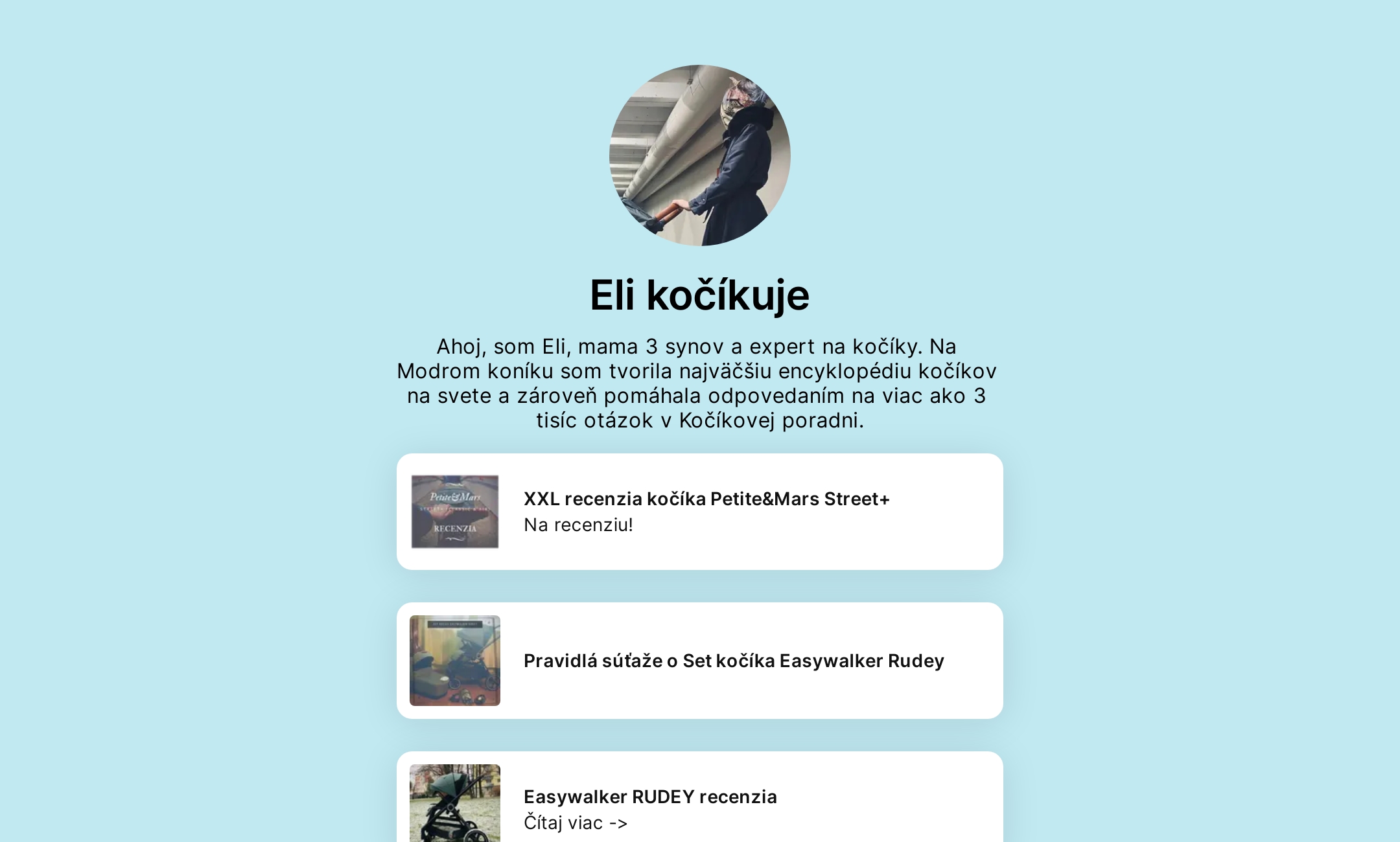 Eli kočíkuje's Flowpage