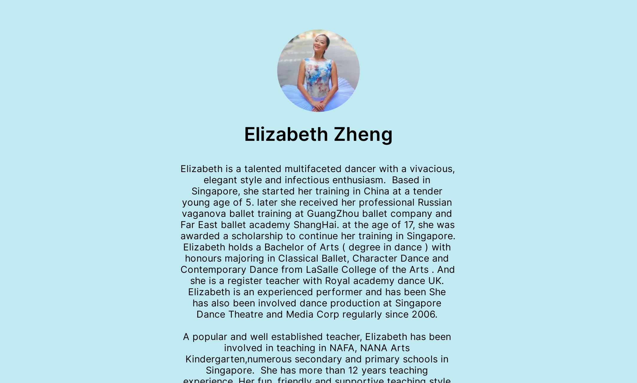 Elizabeth Zheng's Flowpage