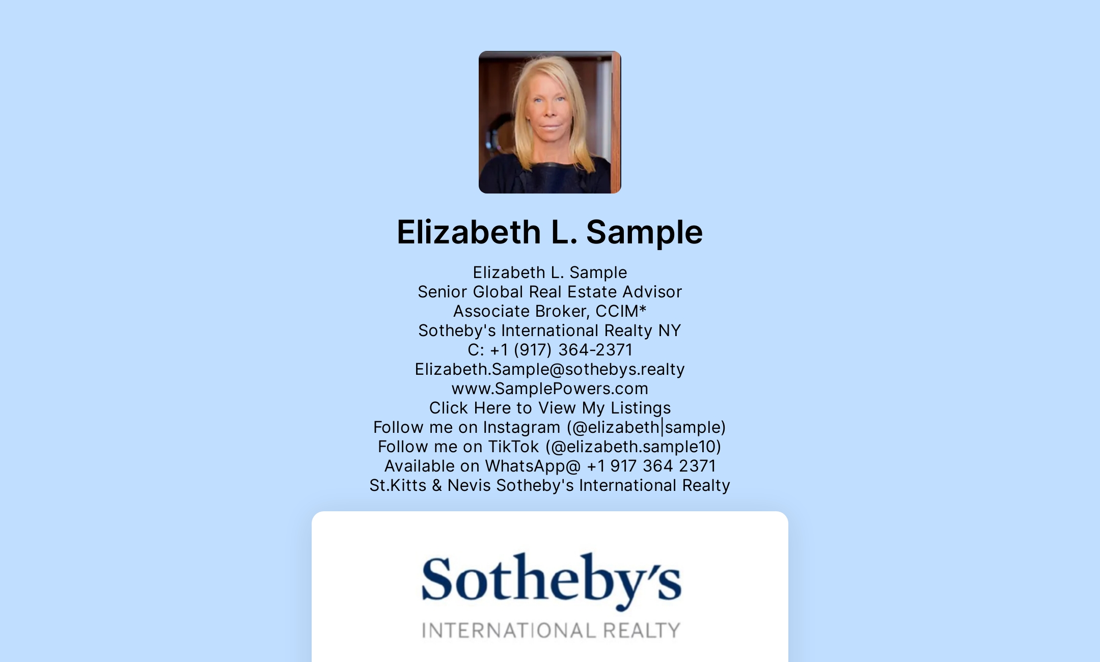 Elizabeth L. Sample's Flowpage