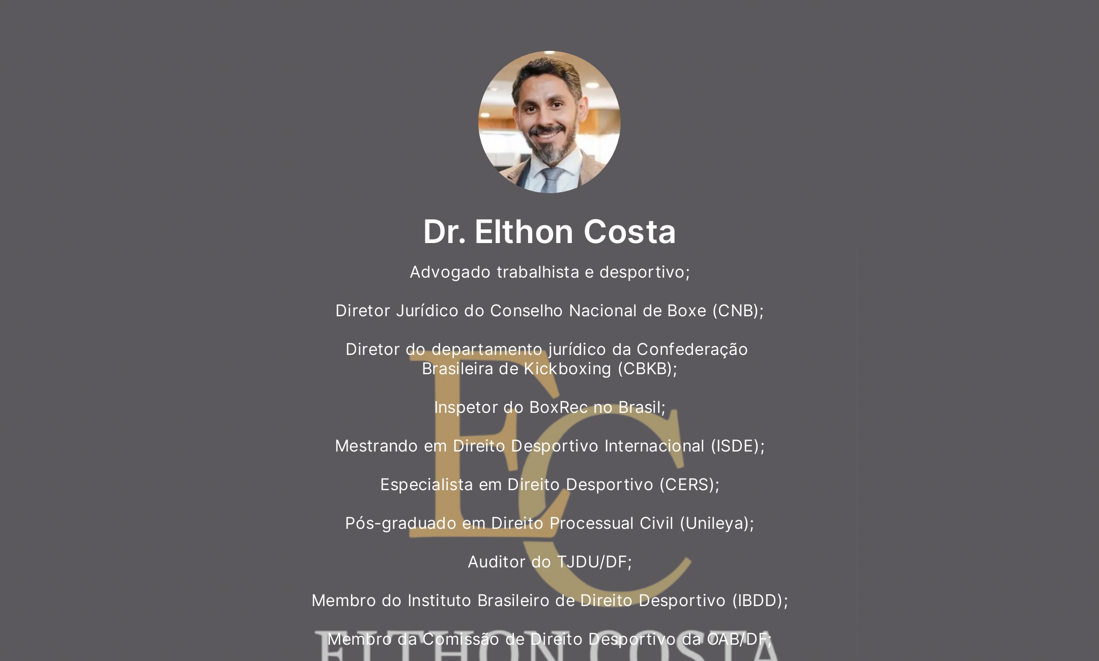 Dr. Elthon Costa's Flowpage