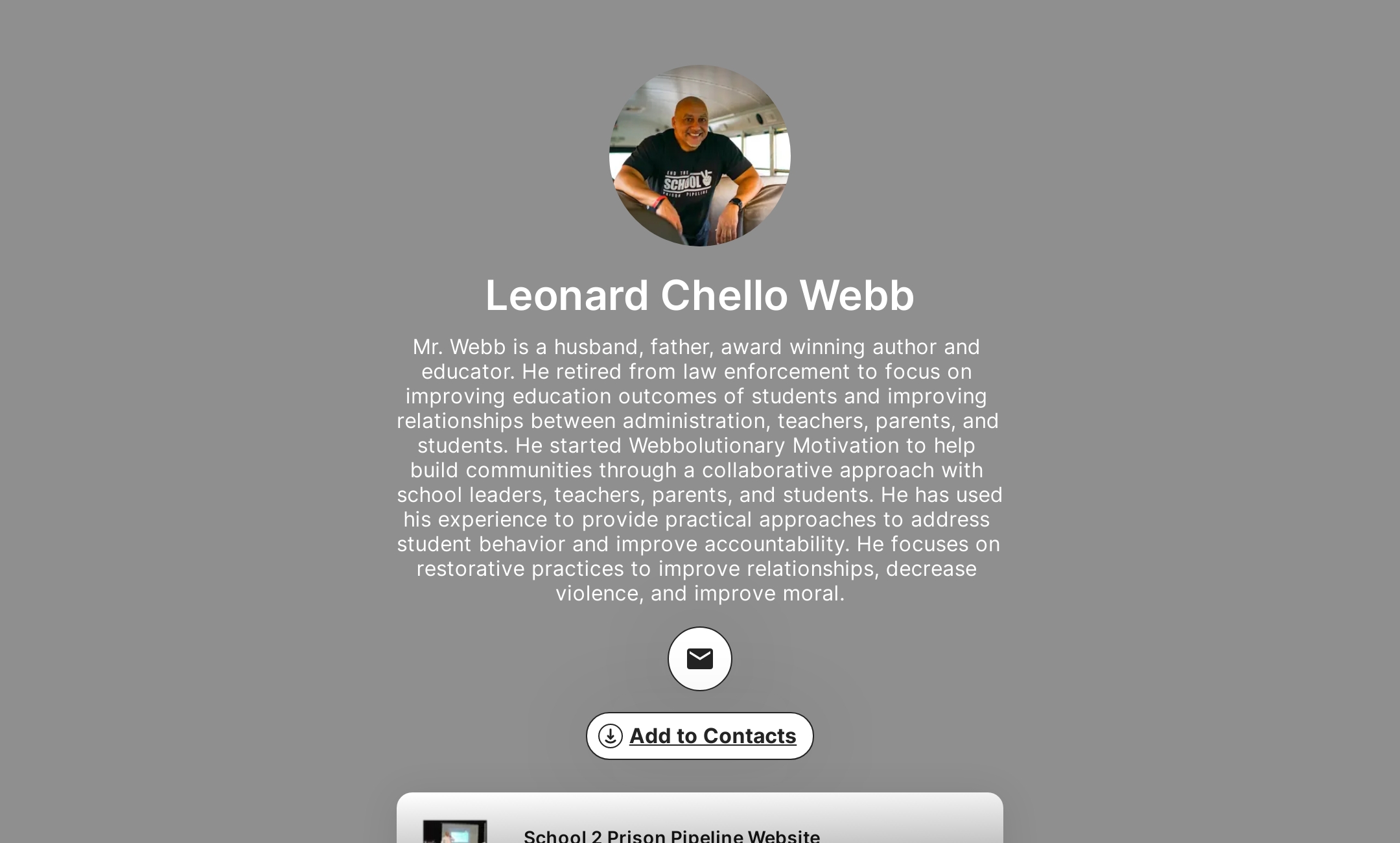 Leonard Chello Webb's Flowpage