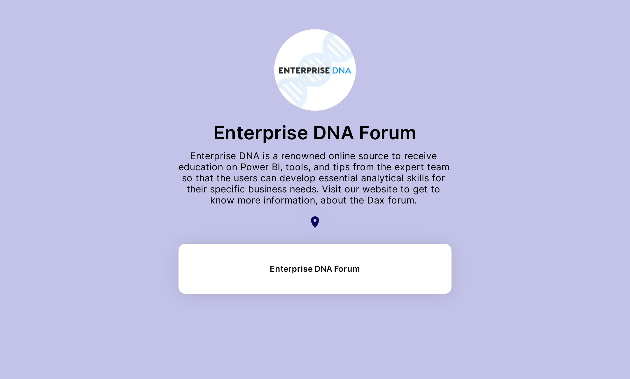 Enterprise DNA Forum's Flowpage