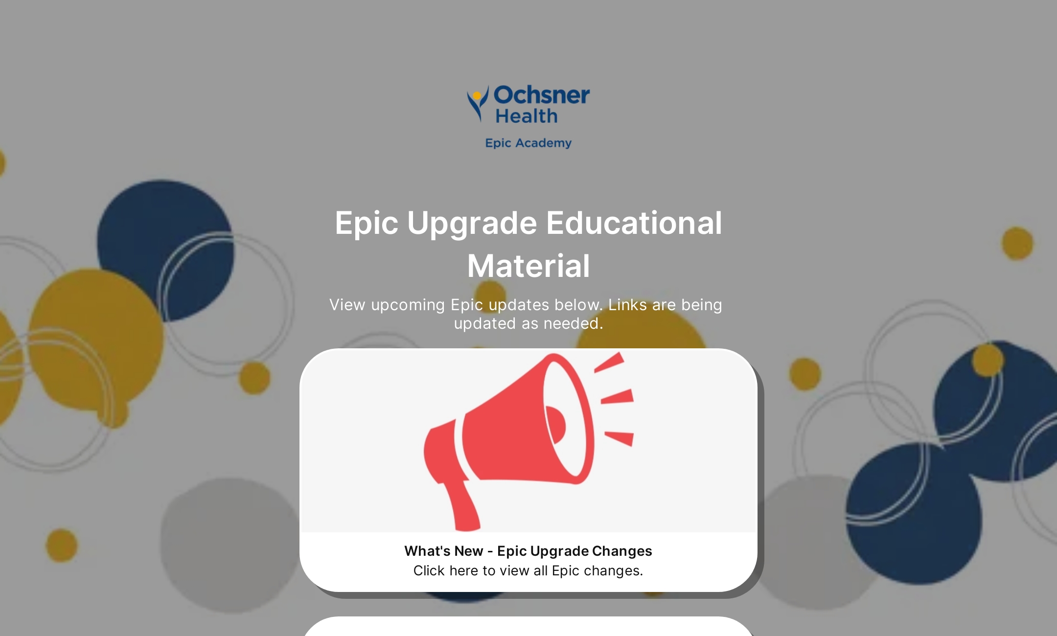 Epic Upgrade Educational Material's Flowpage