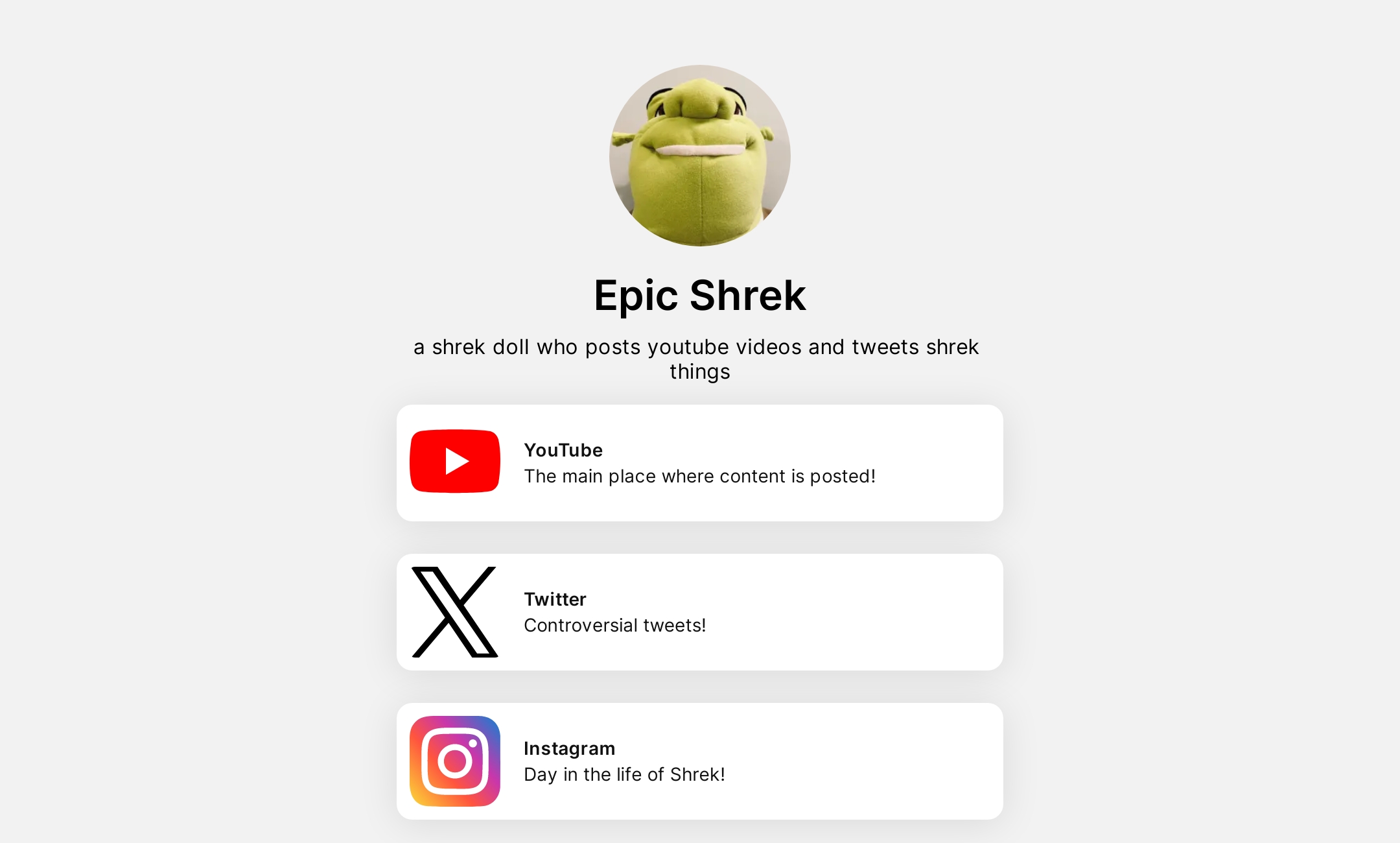 Epic Shrek's Flowpage