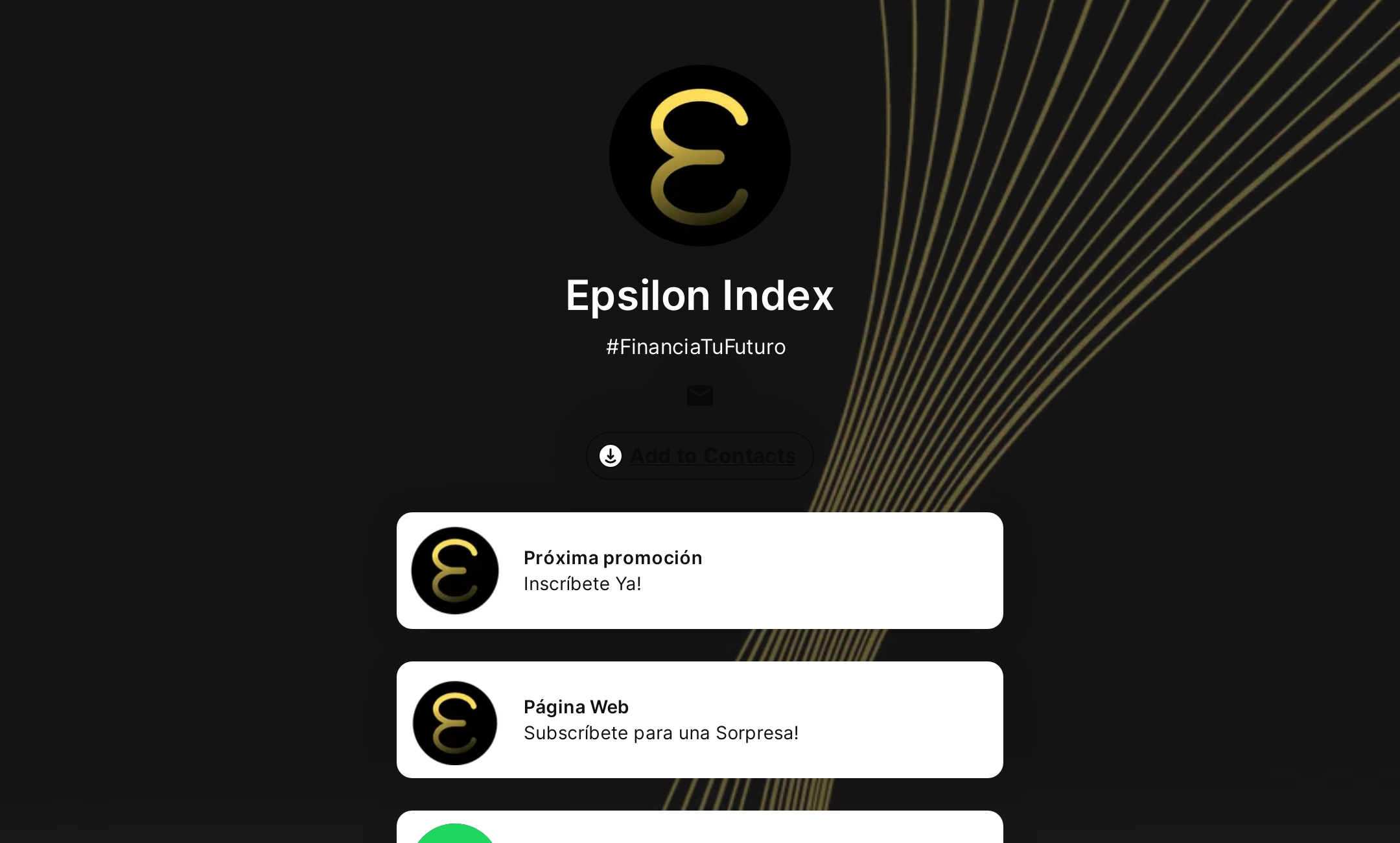 Epsilon Index's Flowpage