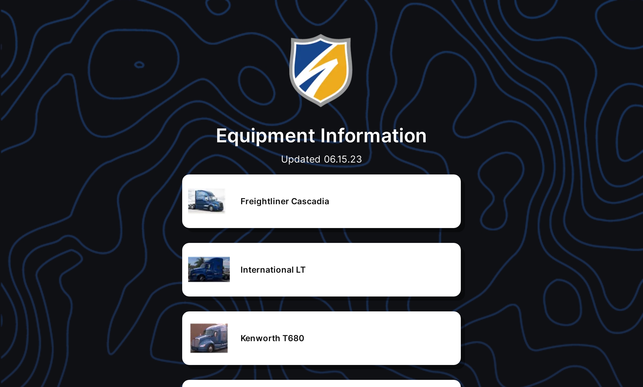 Equipment Information's Flowpage