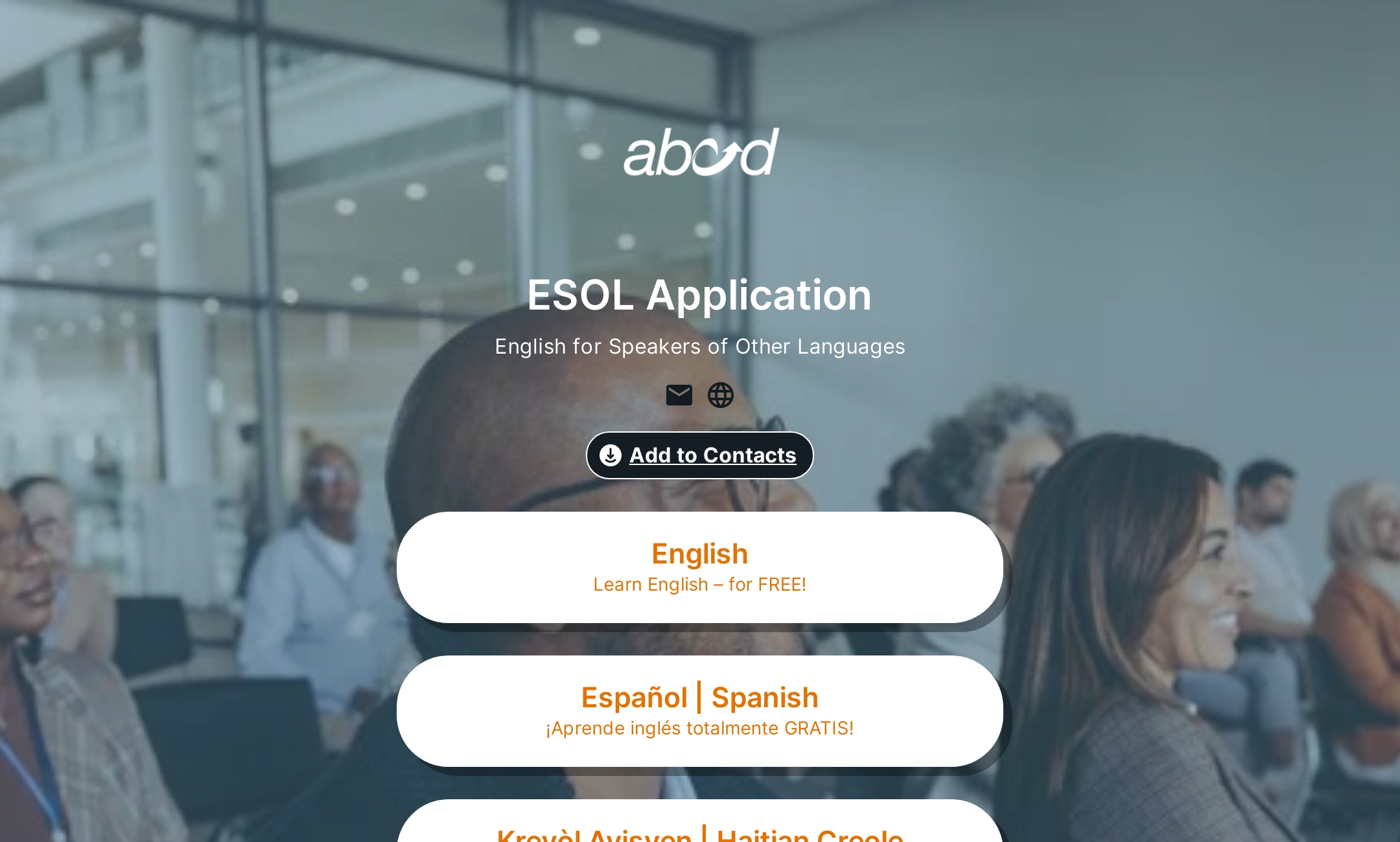 ESOL Application's Flowpage