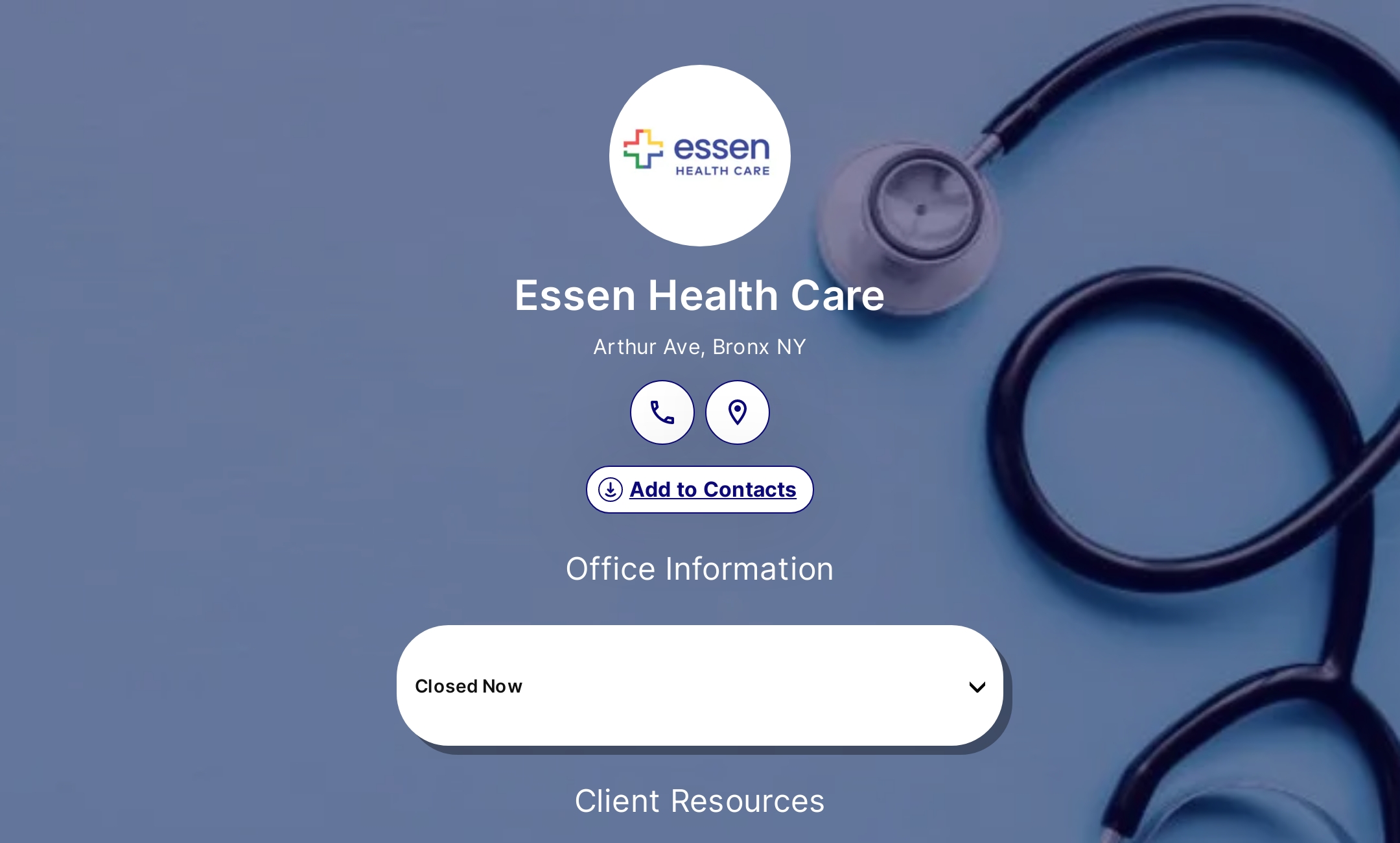 Essen Health Care's Flowpage
