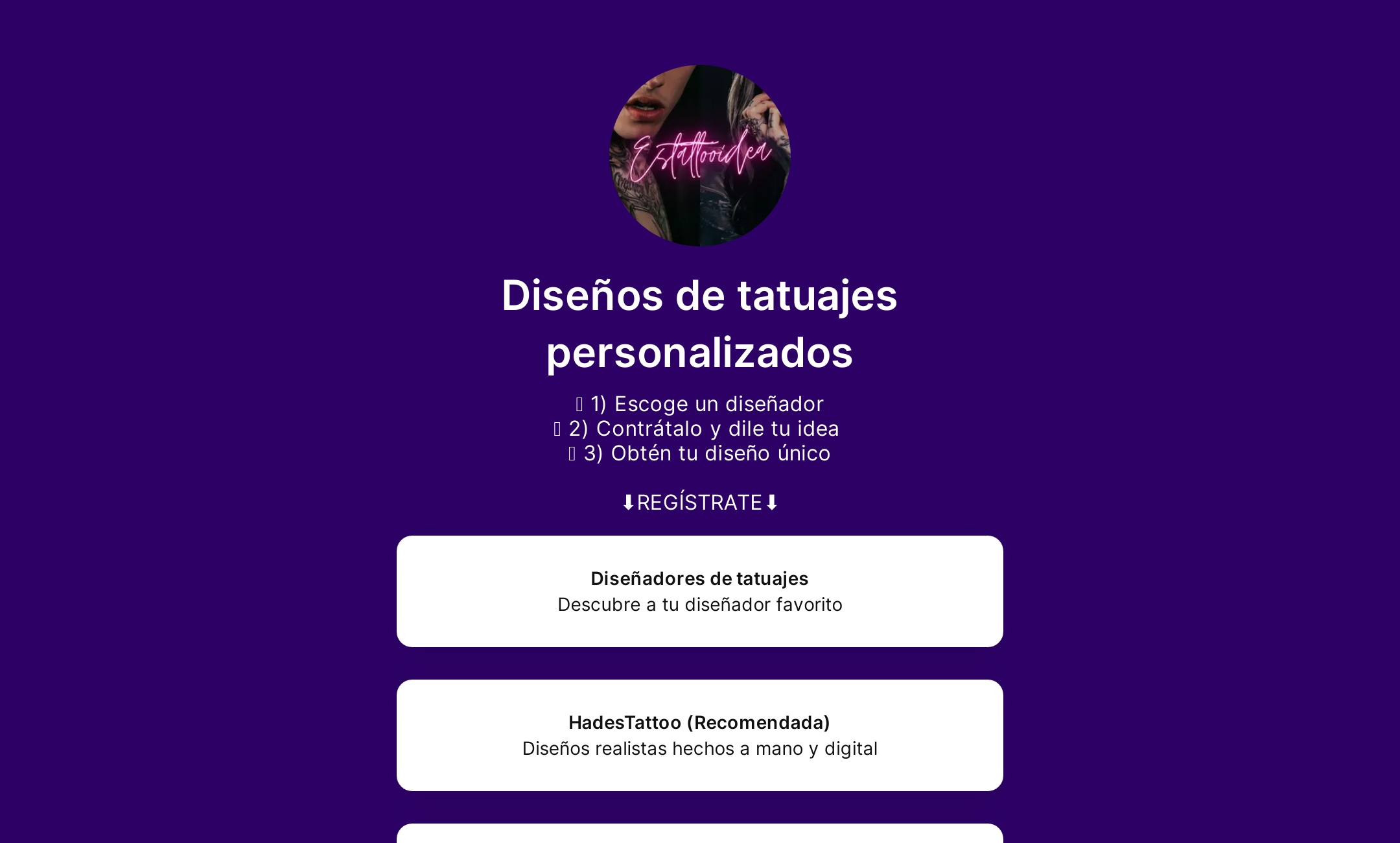 Diseños de tatuajes personalizados