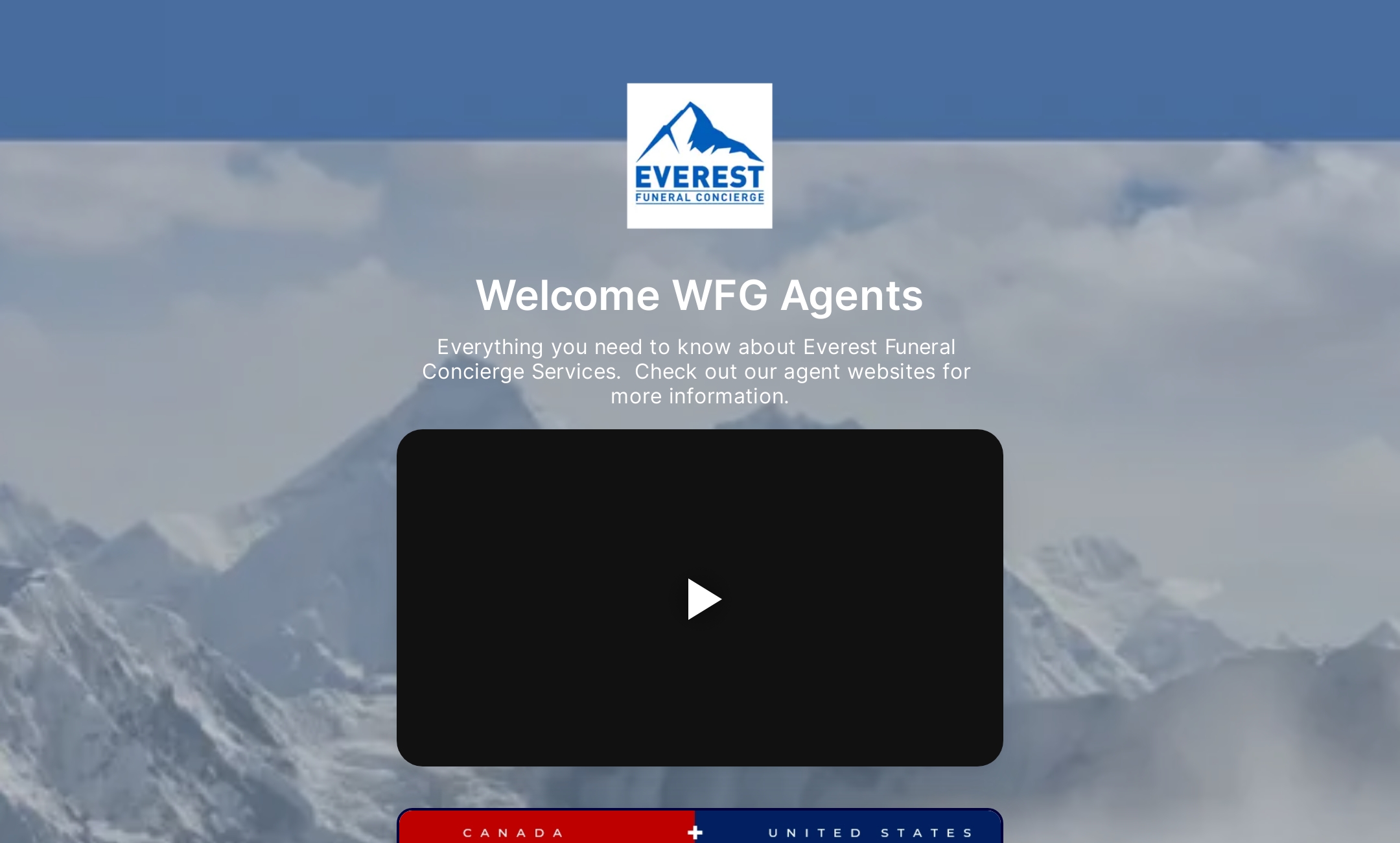 Welcome WFG Agents' Flowpage