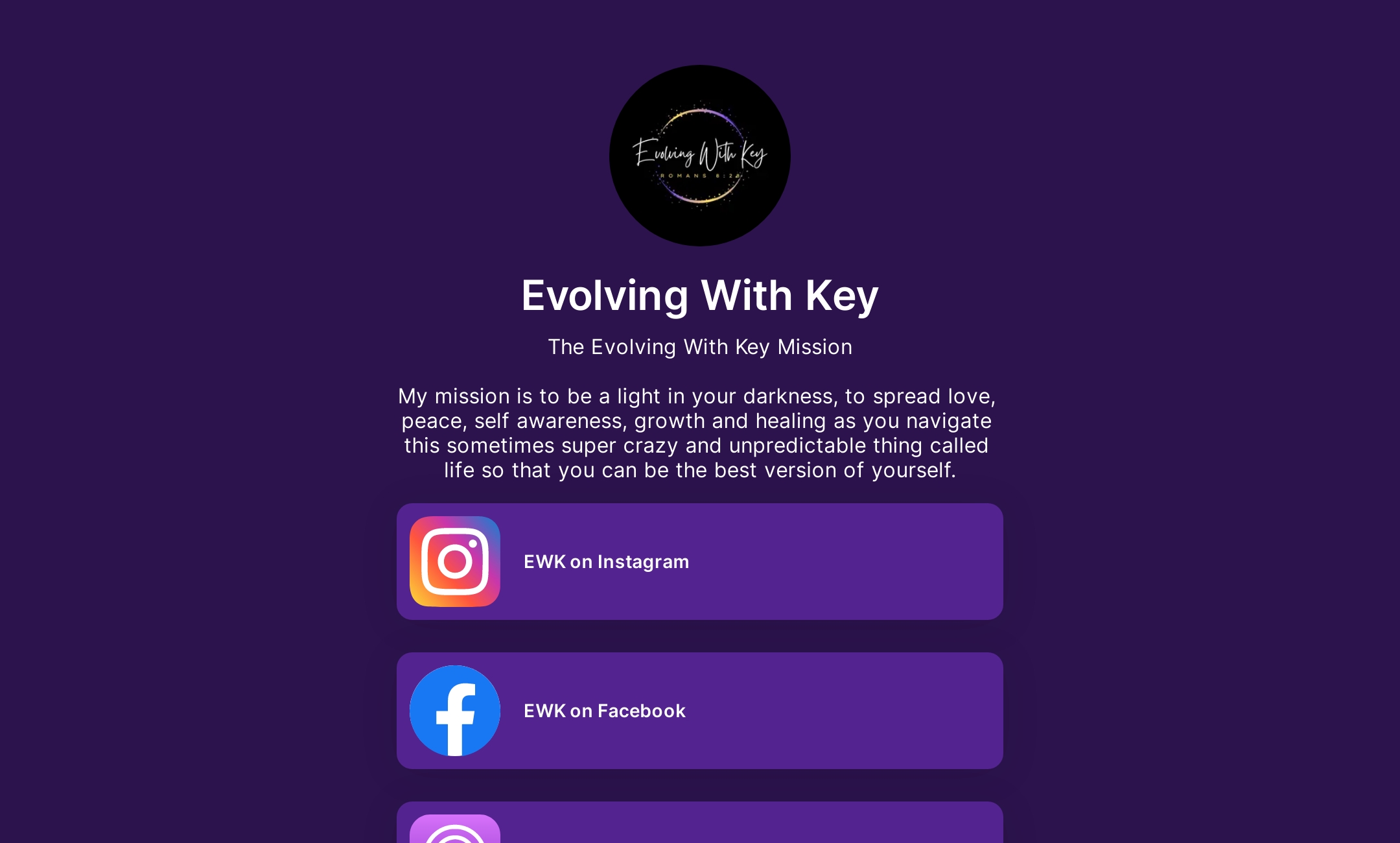 Evolving With Key's Flowpage
