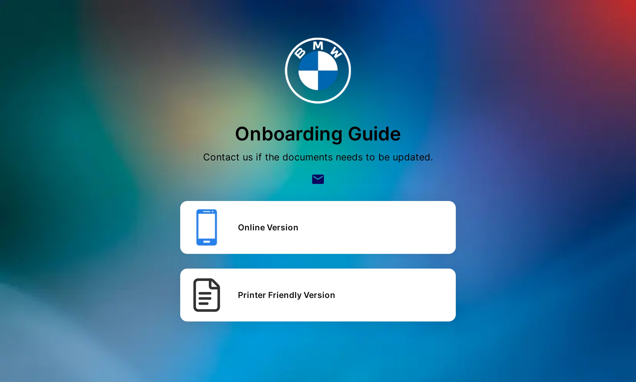 Onboarding Guide's Flowpage