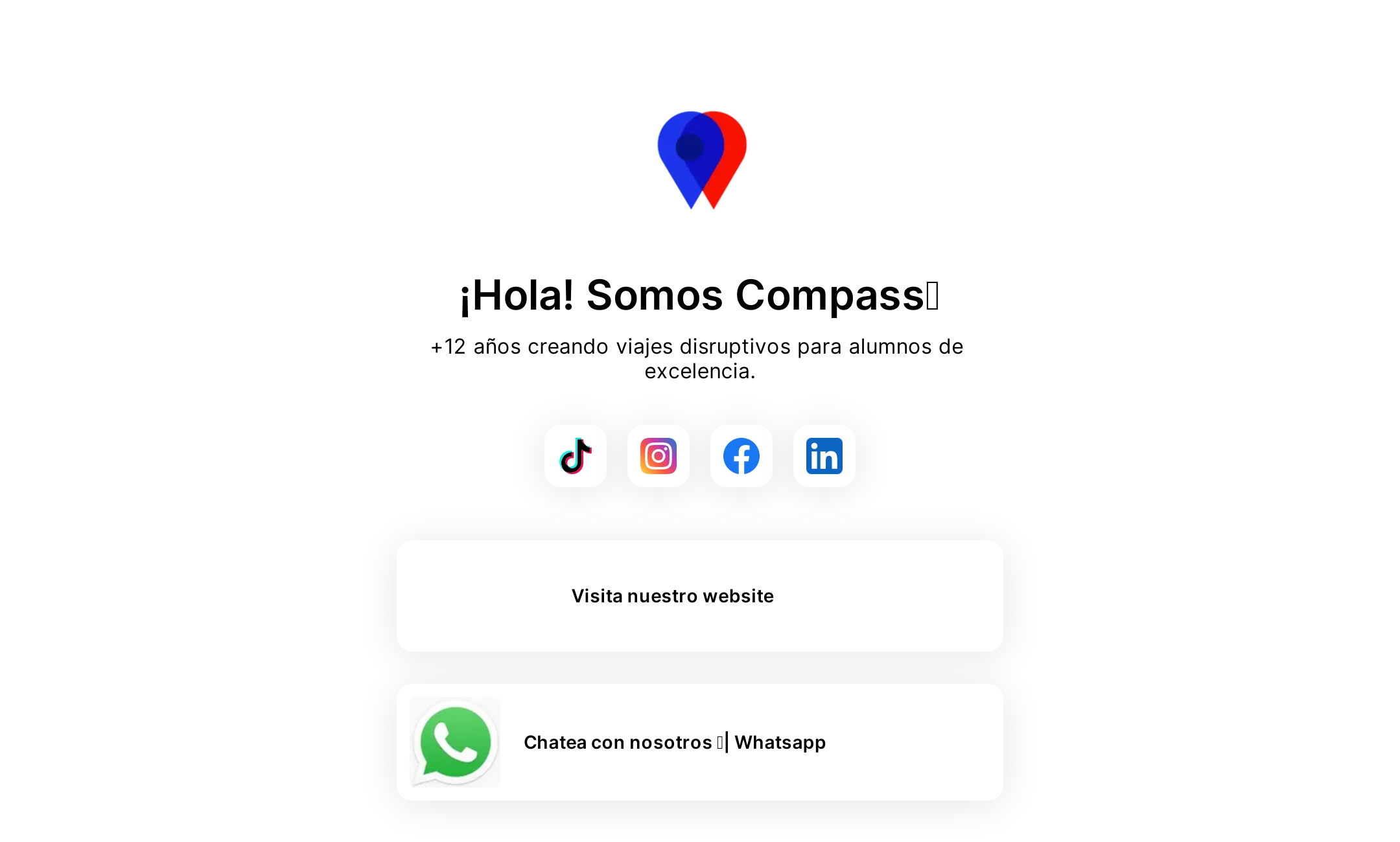 ¡Hola! Somos Compass🚀's Flowpage