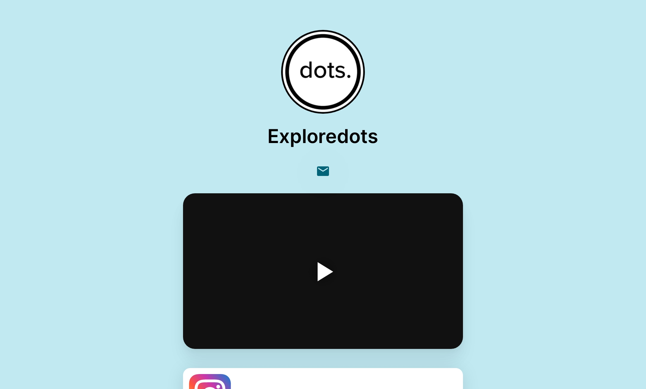 Exploredots' Flowpage