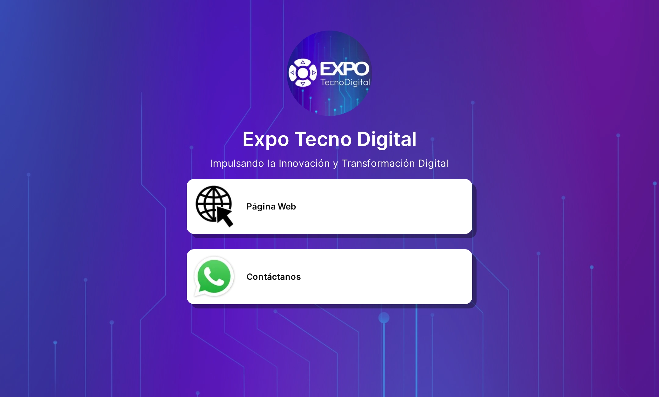 Expo Tecno Digital's Flowpage