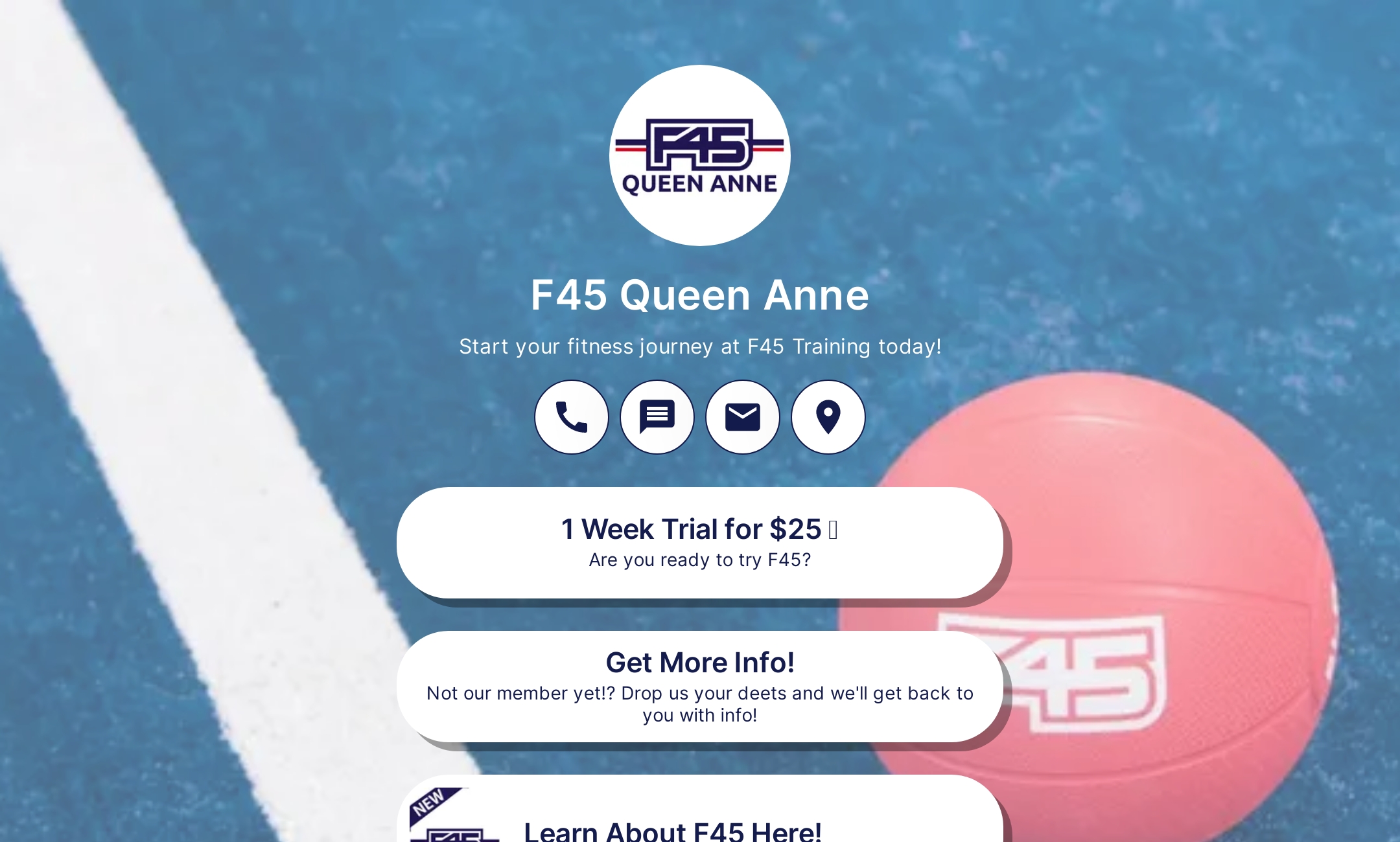 F45 Queen Anne's Flowpage