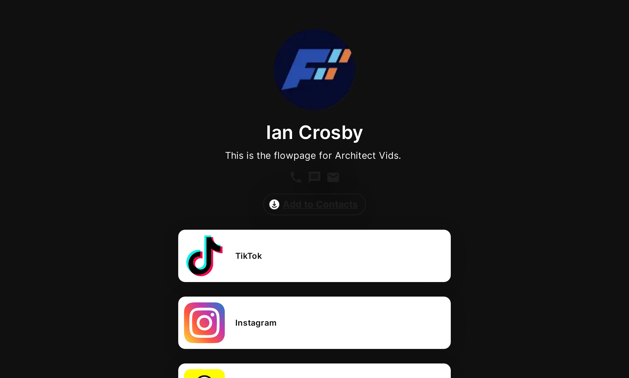 Ian Crosby's Flowpage