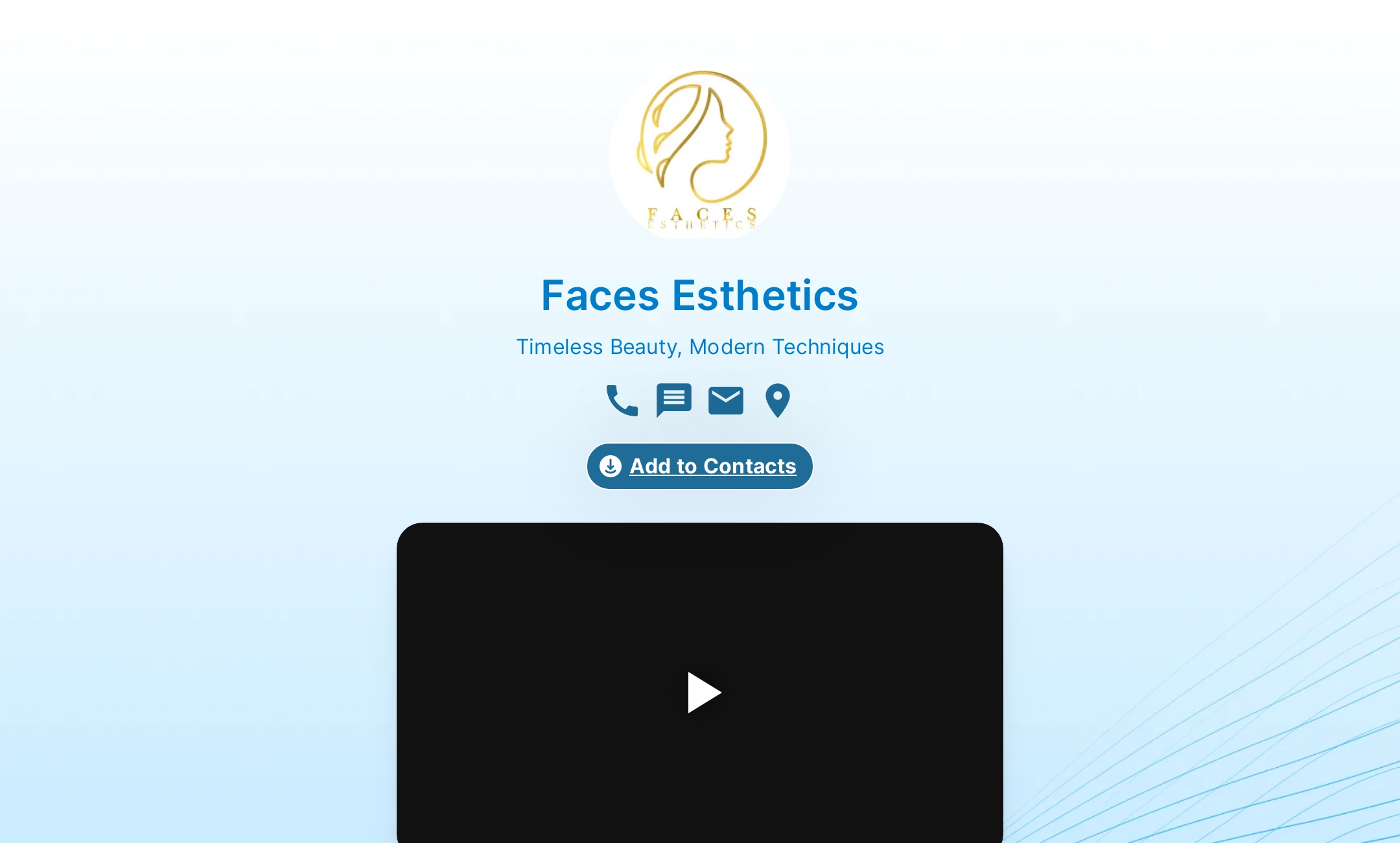 Faces Esthetics' Flowpage