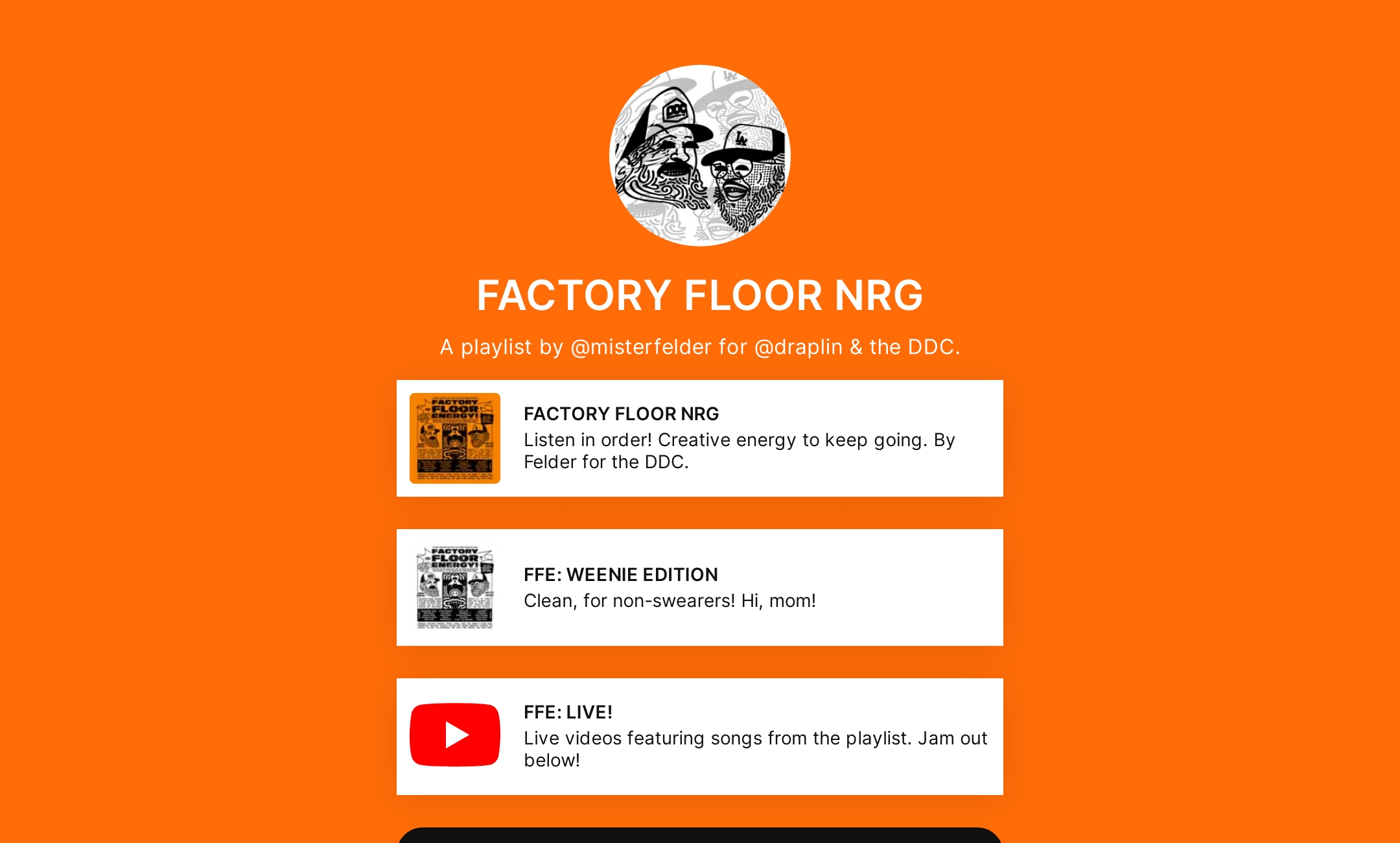 FACTORY FLOOR NRG's Flowpage