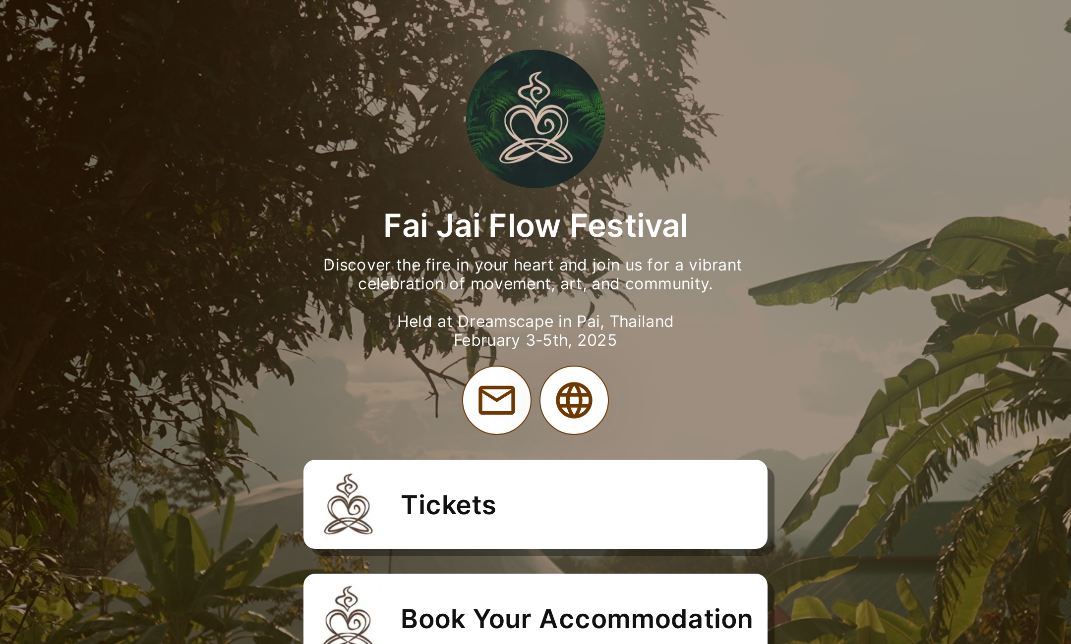 Fai Jai Flow Festival's Flowpage