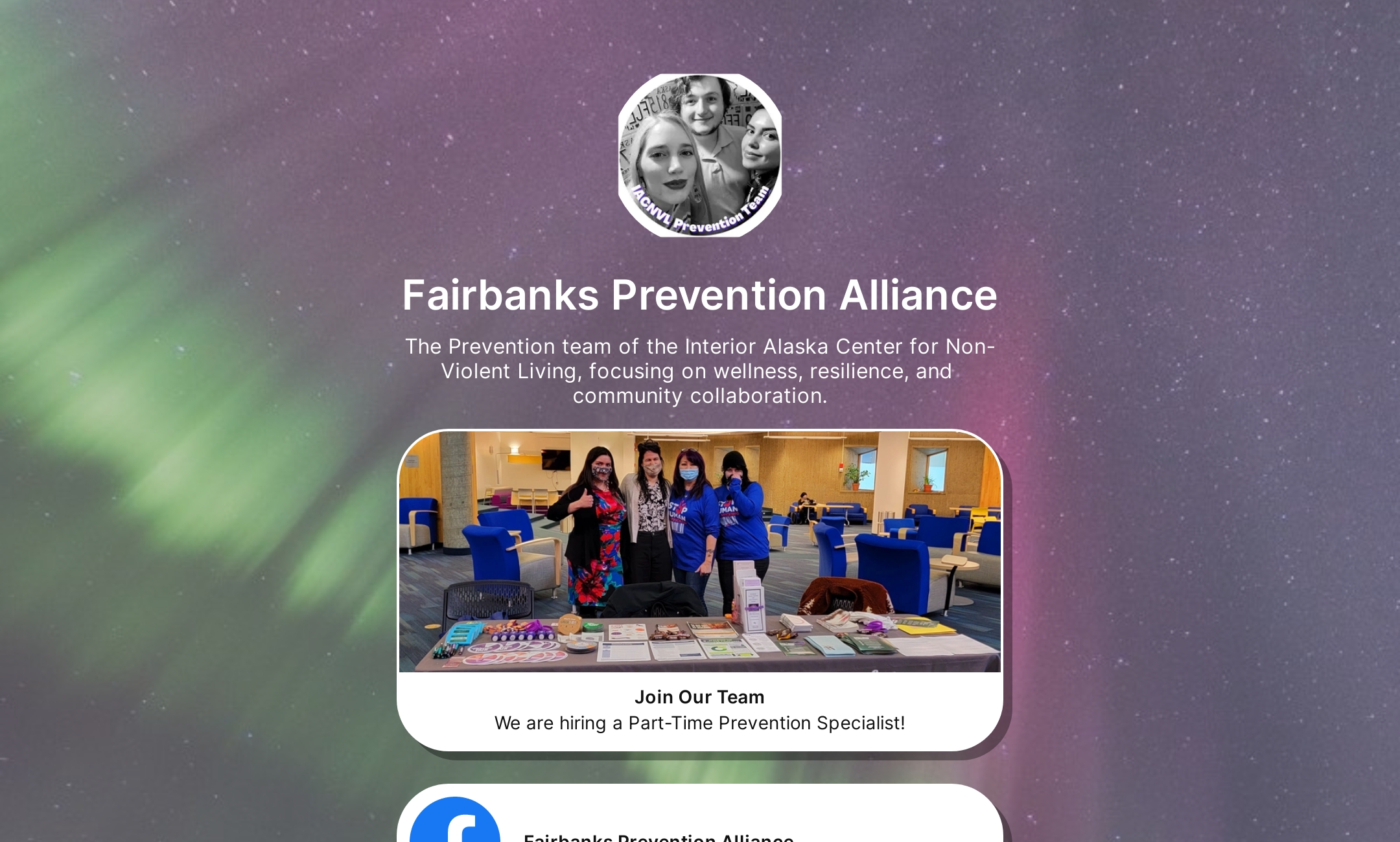 Fairbanks Prevention Alliance's Flowpage