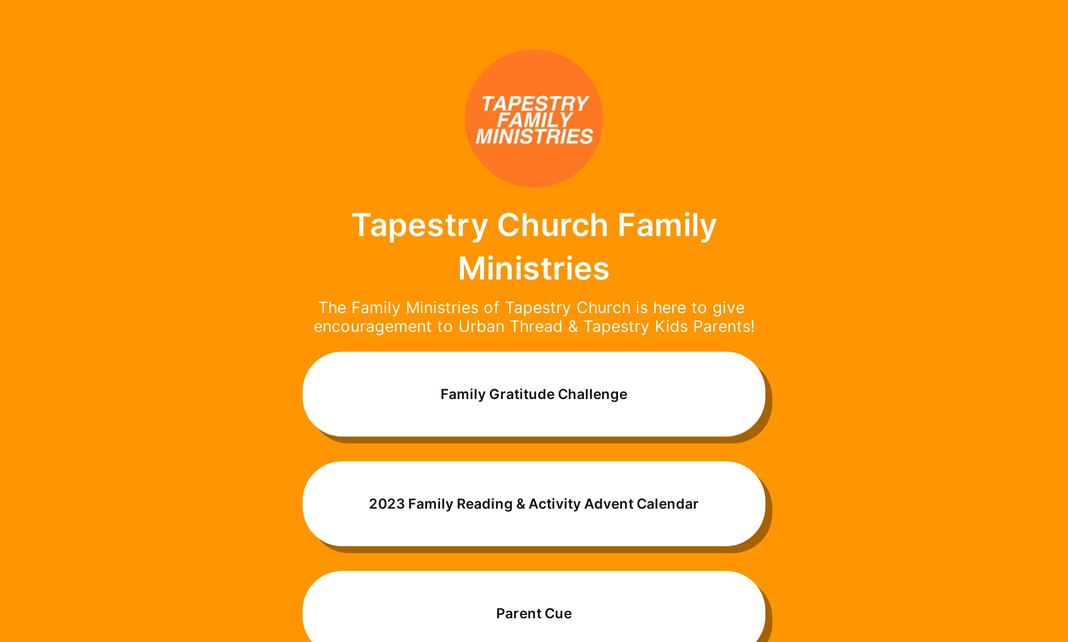 Tapestry Church Family Ministries' Flowpage