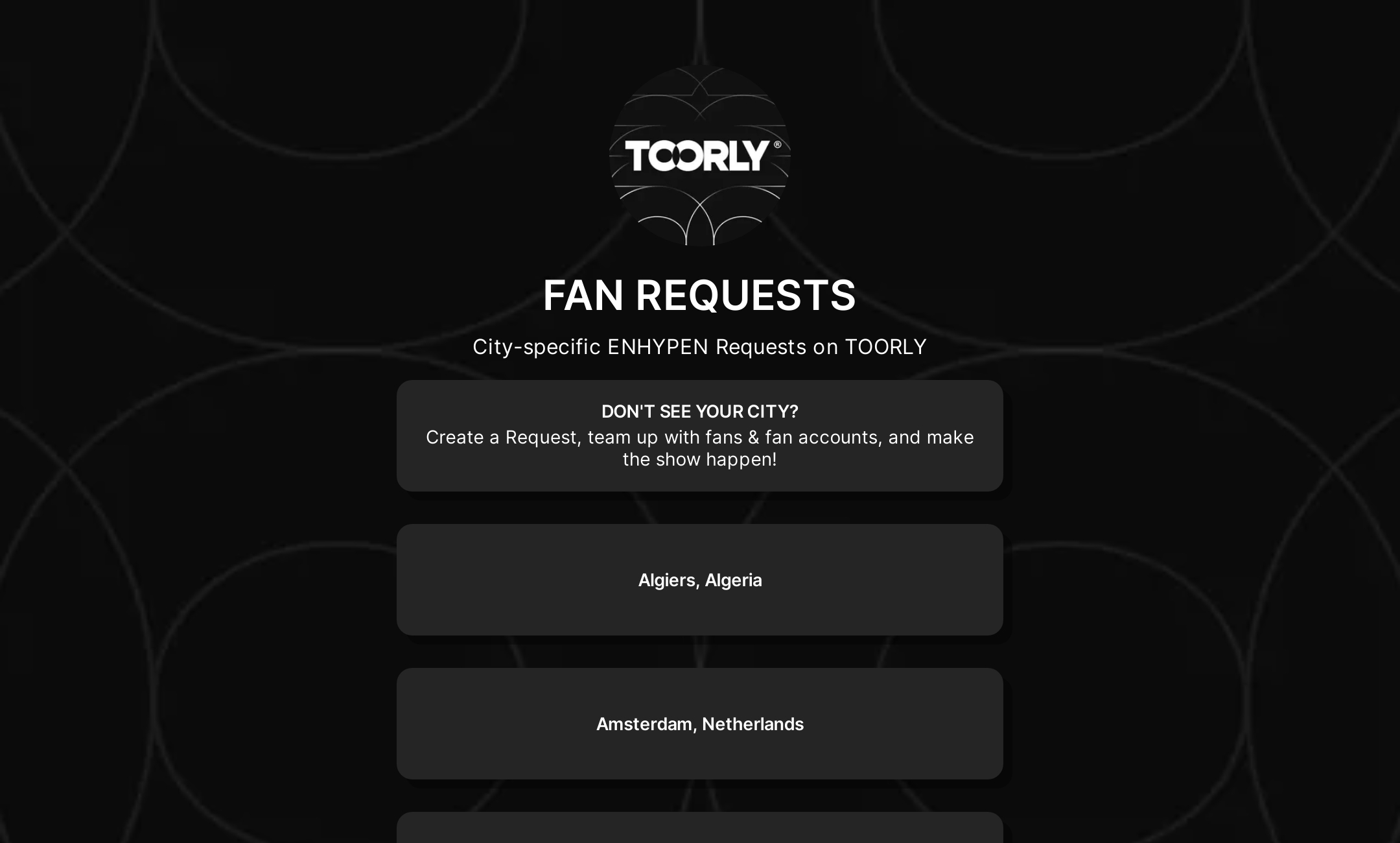 FAN REQUESTS's Flowpage