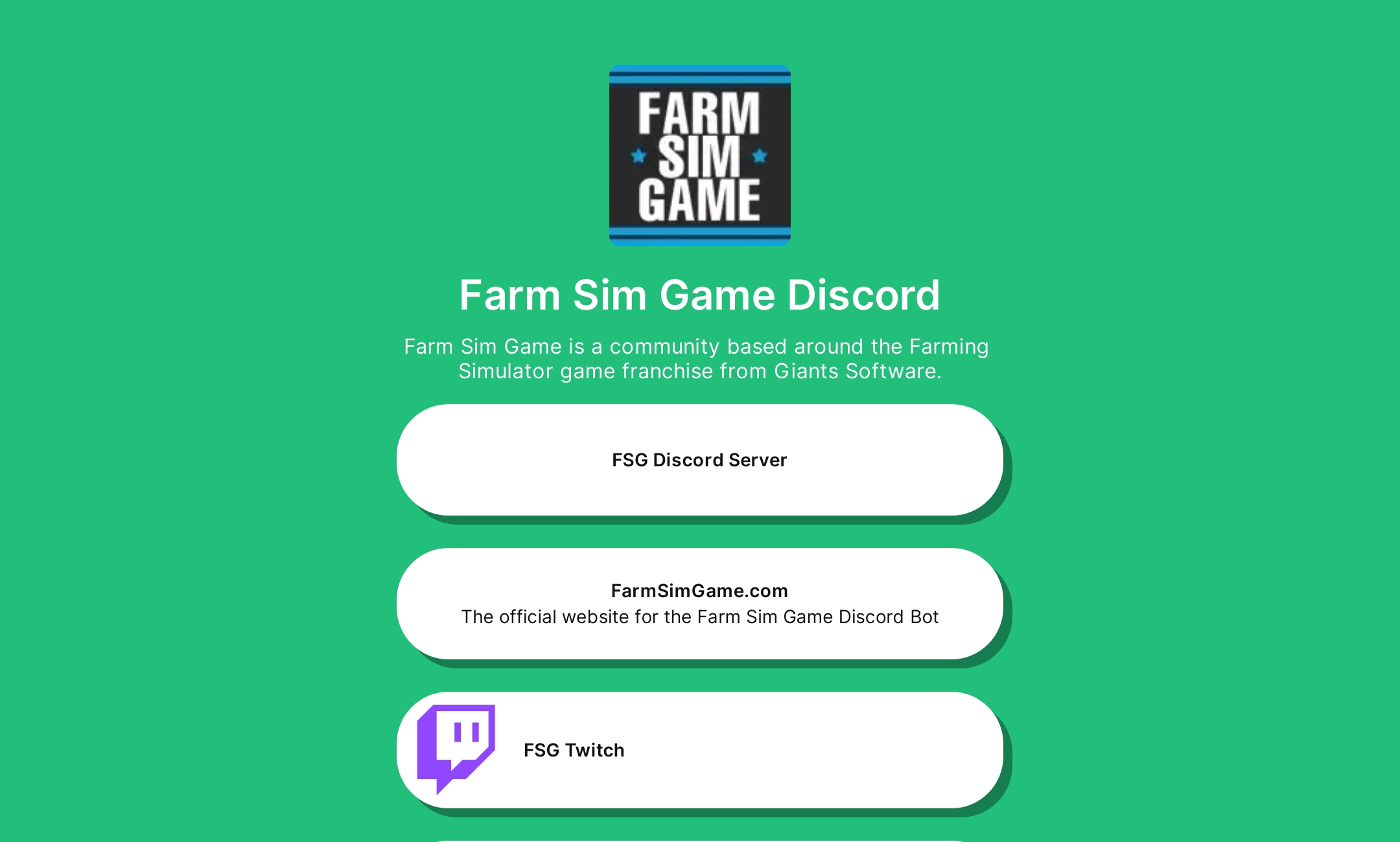 Farm Sim Game Discord's Flowpage