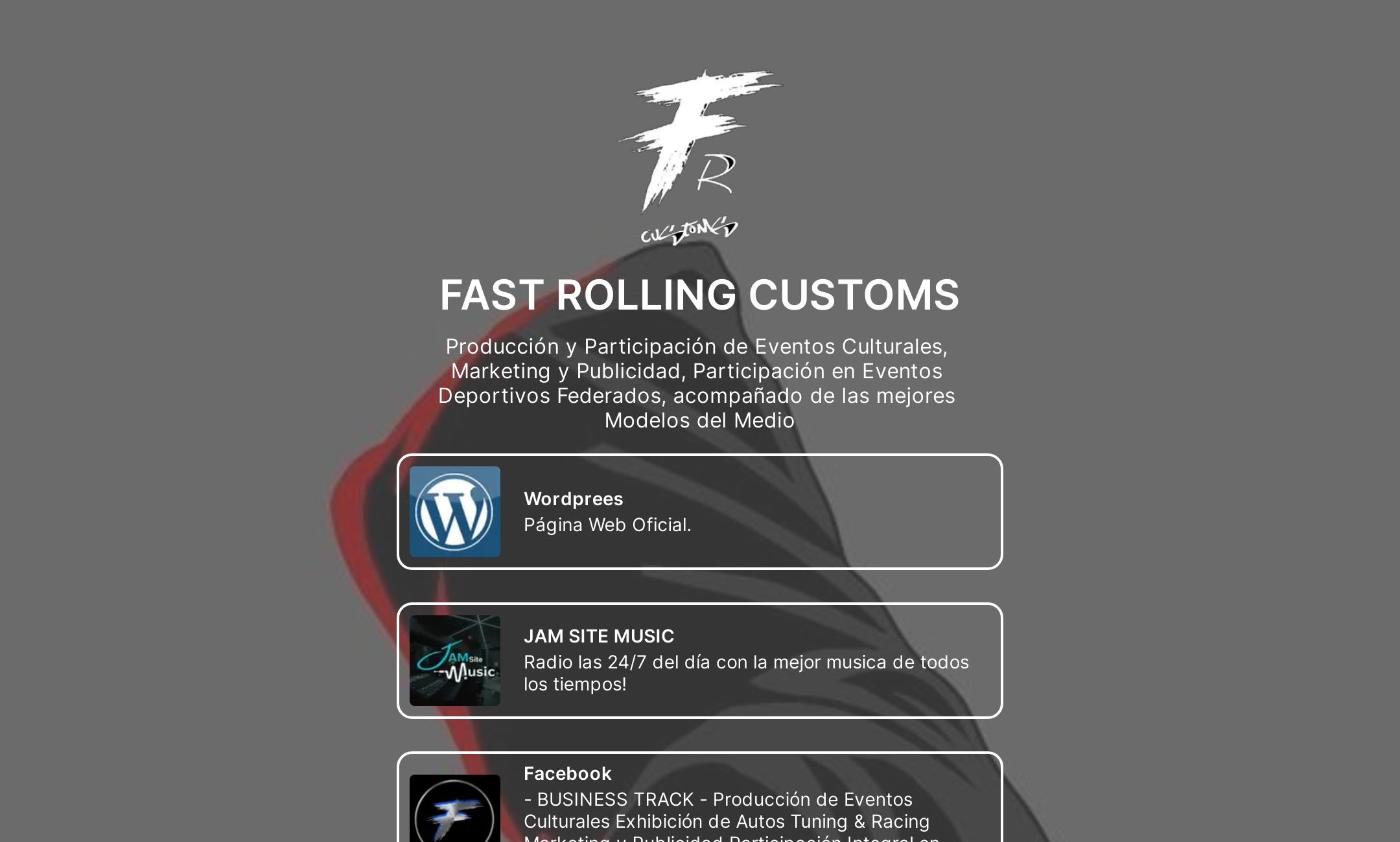 FAST ROLLING CUSTOMS 's Flowpage