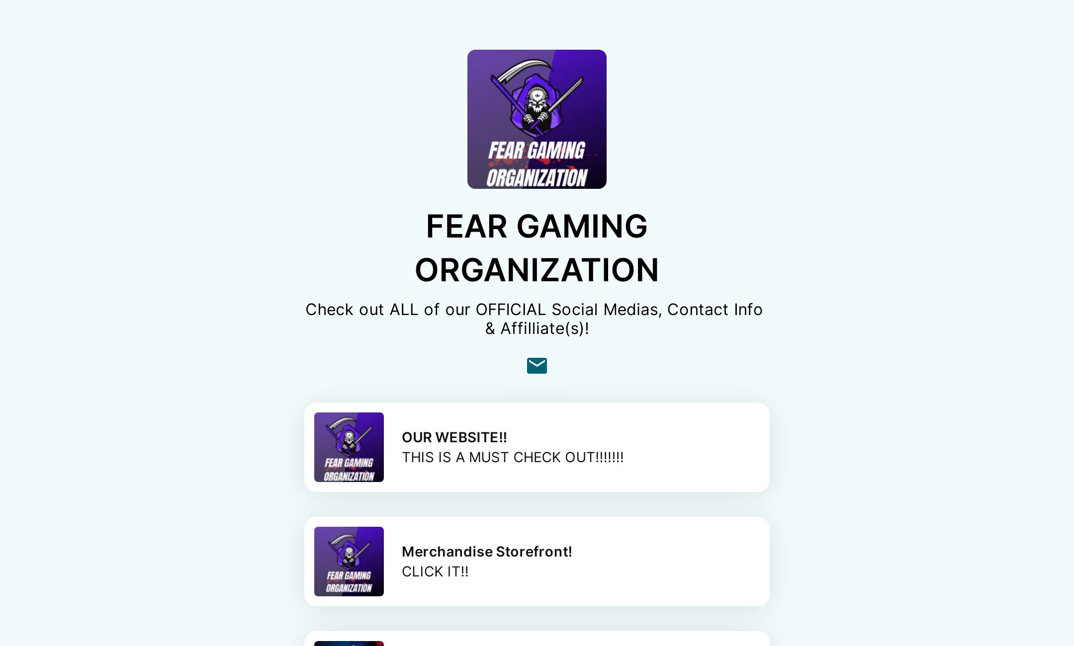 FEAR GAMING ORGANIZATION's Flowpage