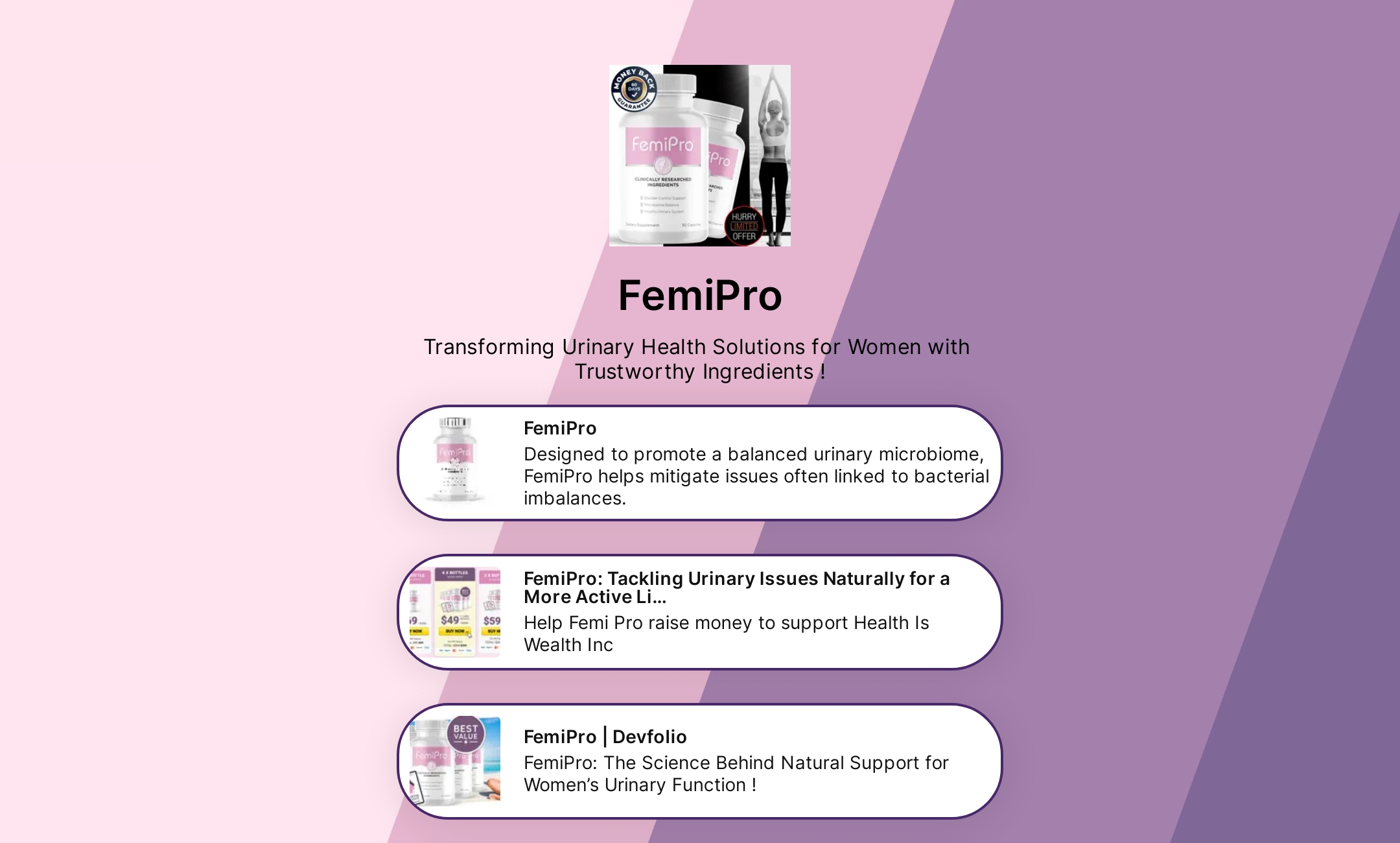 FemiPro's Flowpage