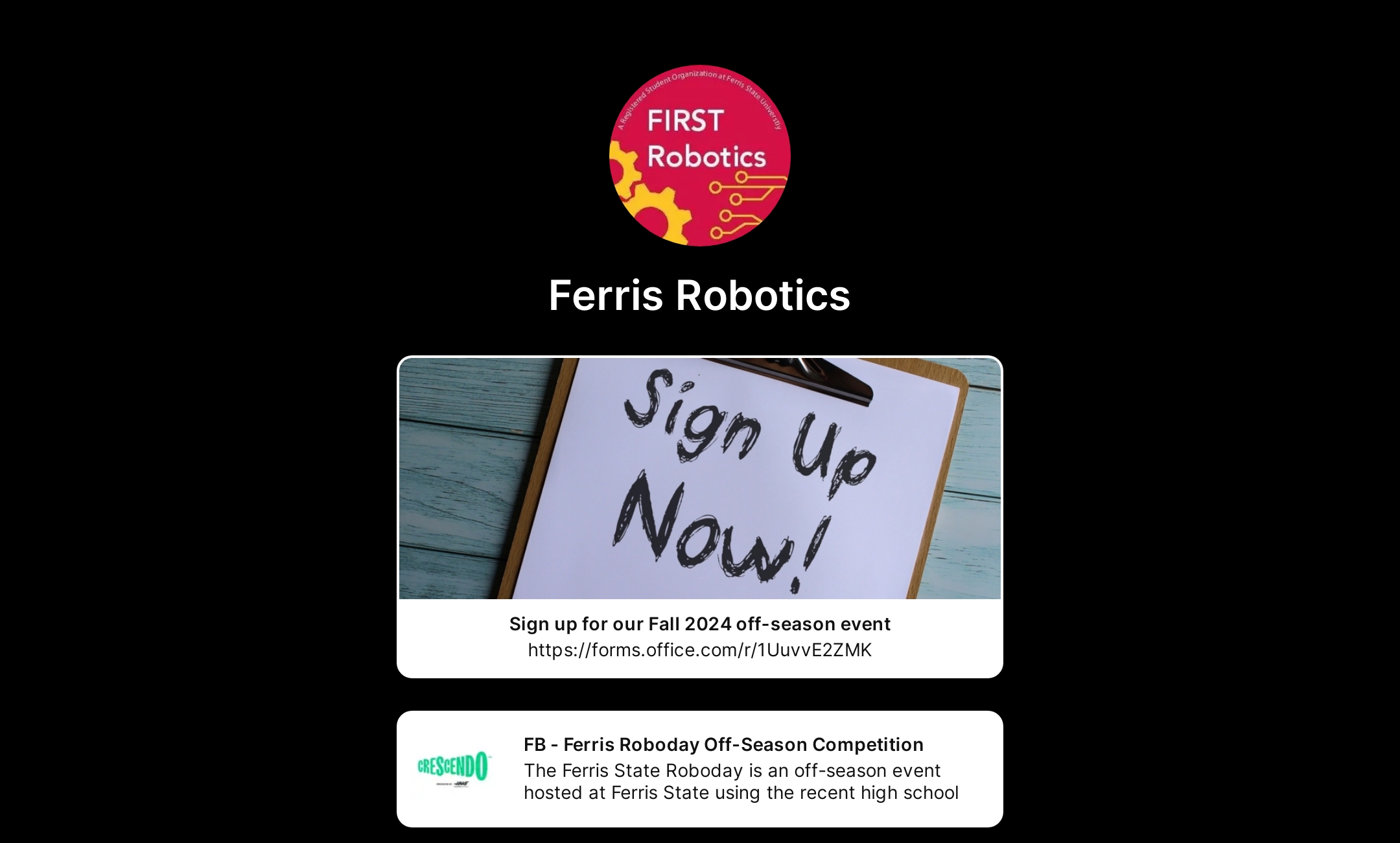 Ferris Robotics' Flowpage