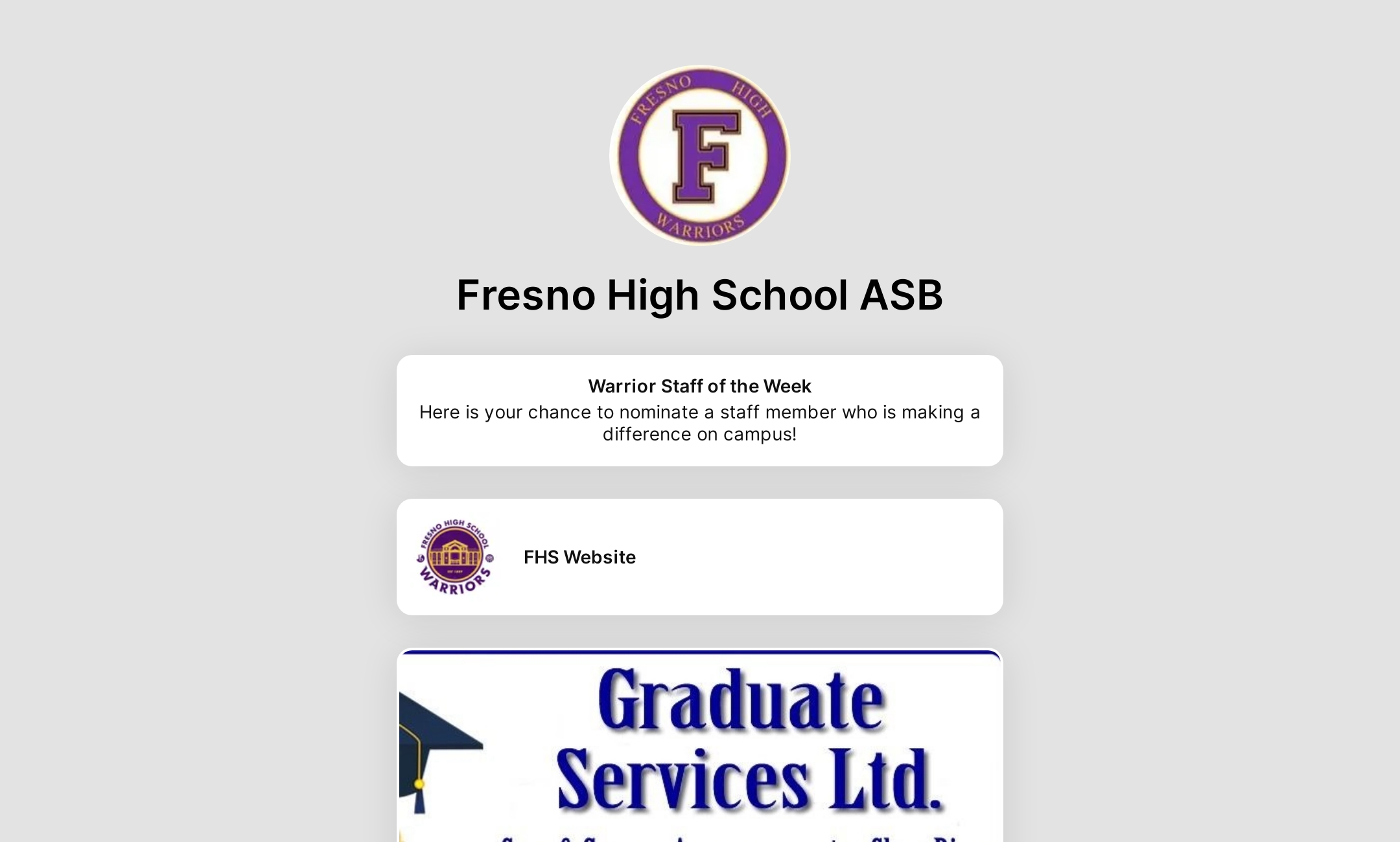 Fresno High School ASB 's Flowpage