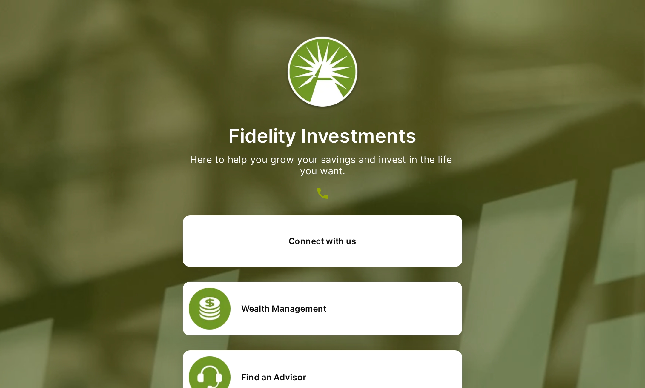 Fidelity Investments' Flowpage