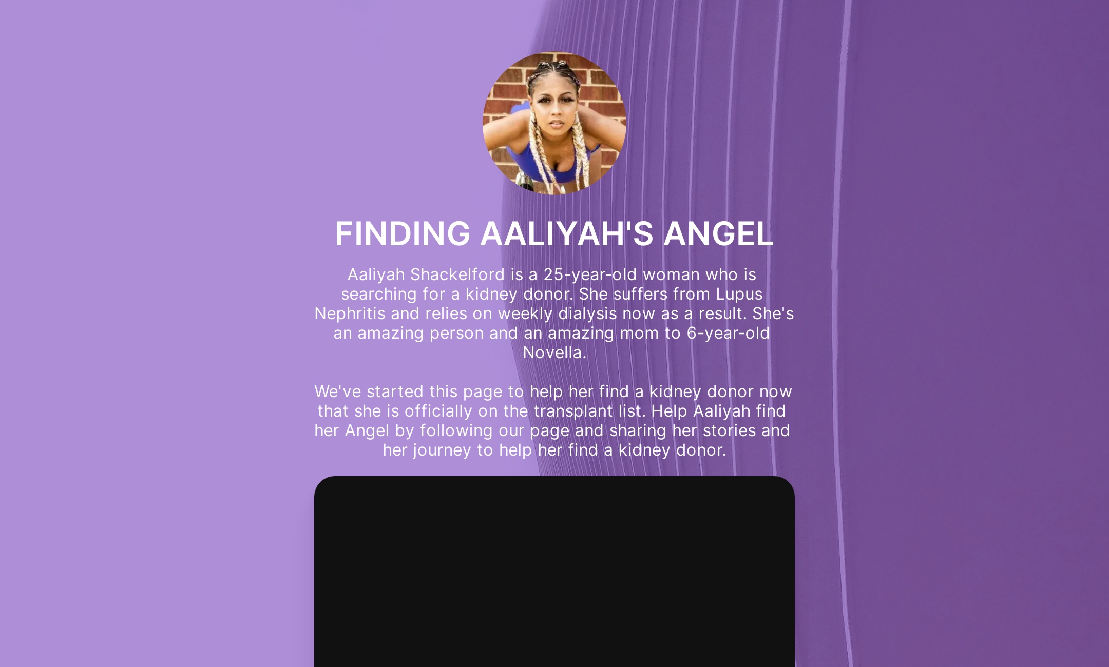 FINDING AALIYAH'S ANGEL's Flowpage