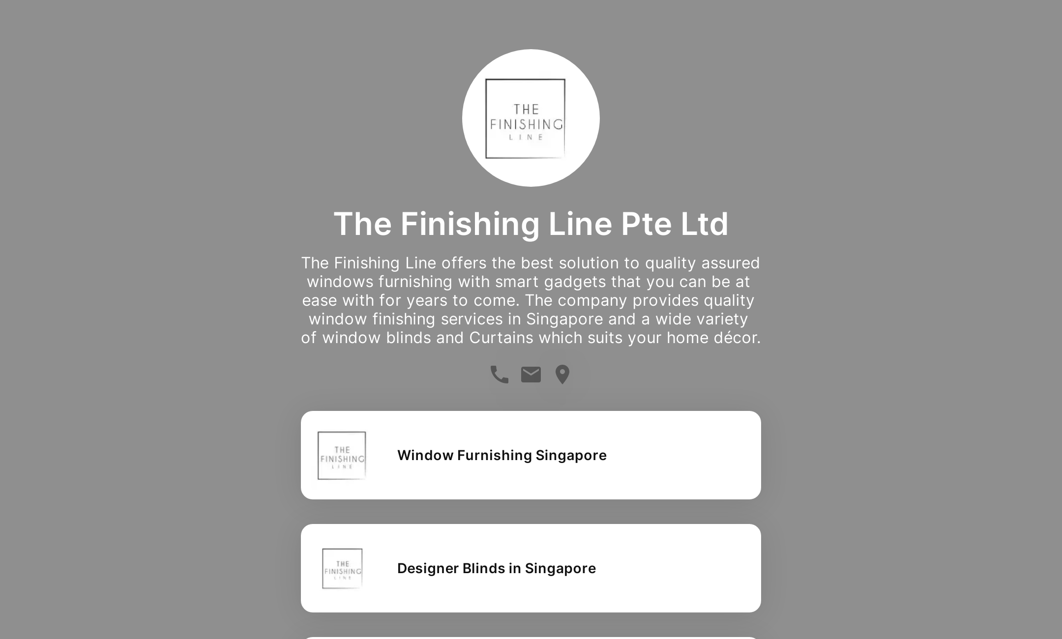 The Finishing Line Pte Ltd's Flowpage