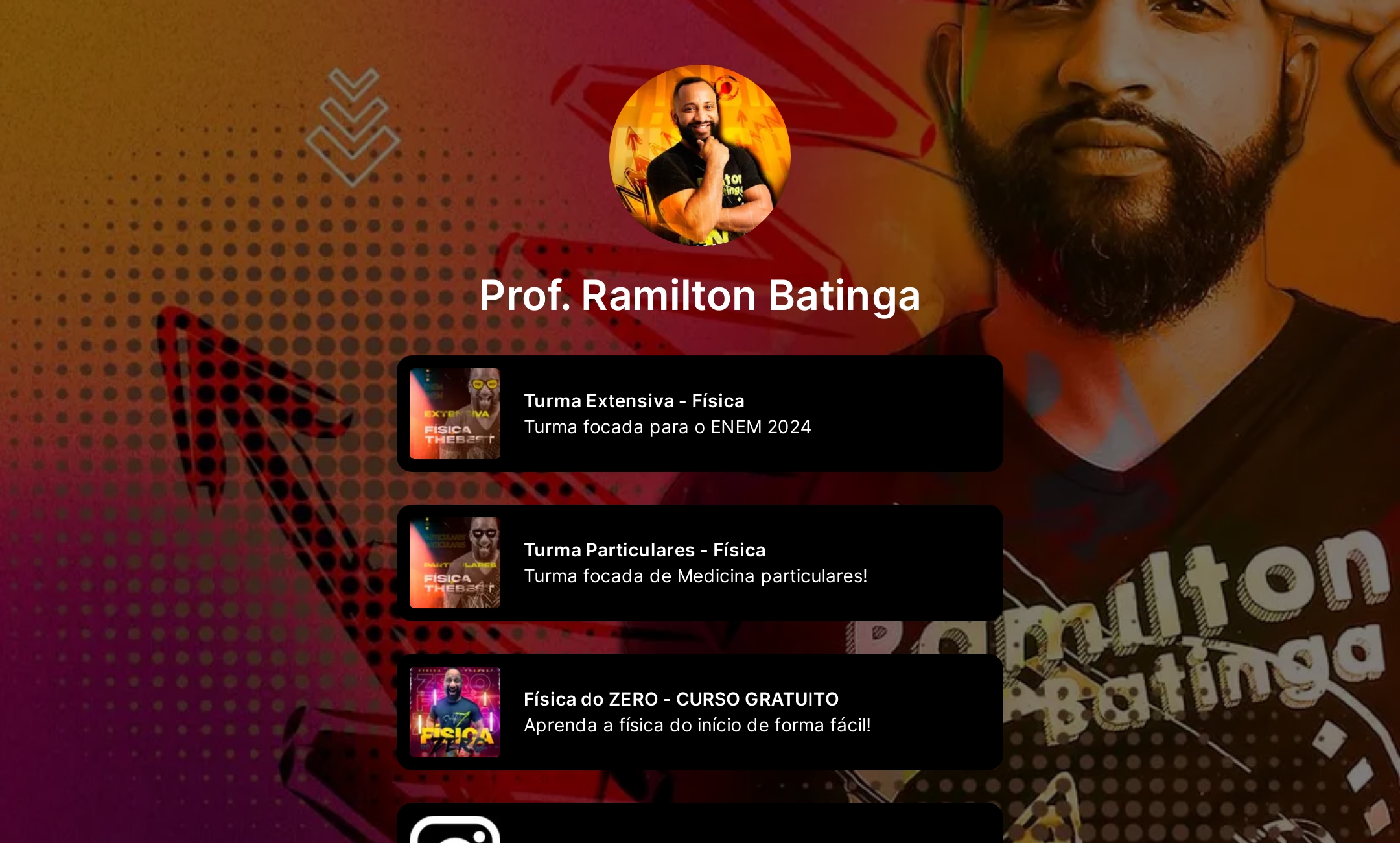 Prof. Ramilton Batinga's Flowpage