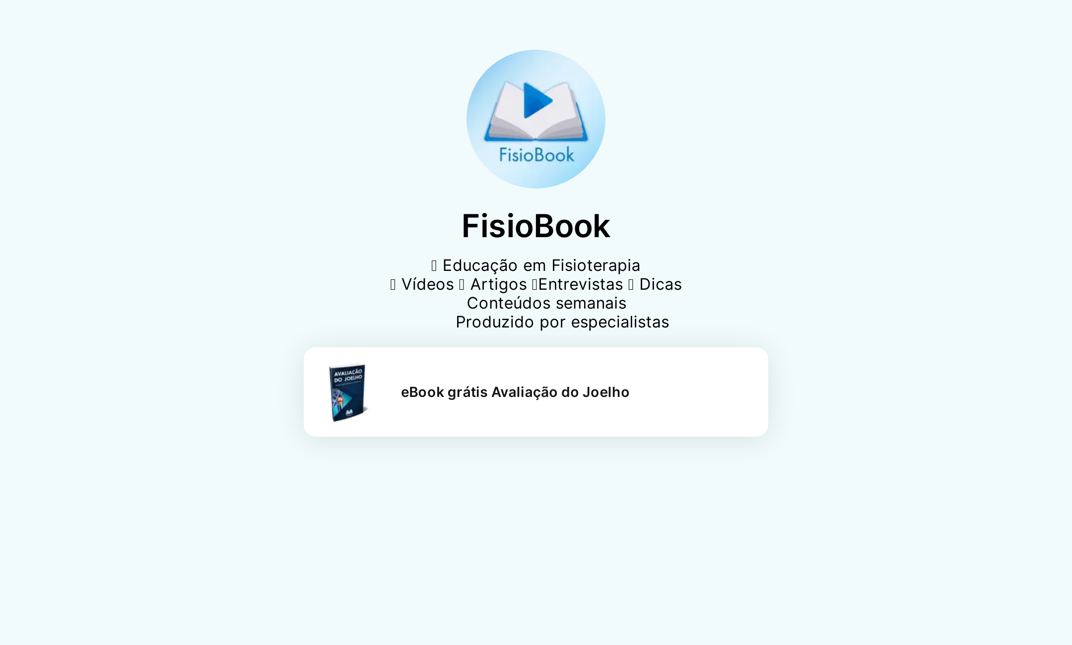 FisioBook's Flowpage